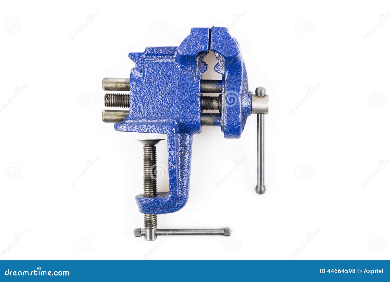Vice clamp isolated stock photo. Image of bench, swivel - 44664598