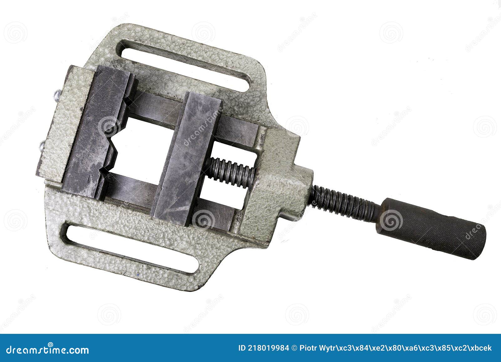 A Vice for Fixing Workpieces in a Bench Drill. Robust Metal Mechanical ...