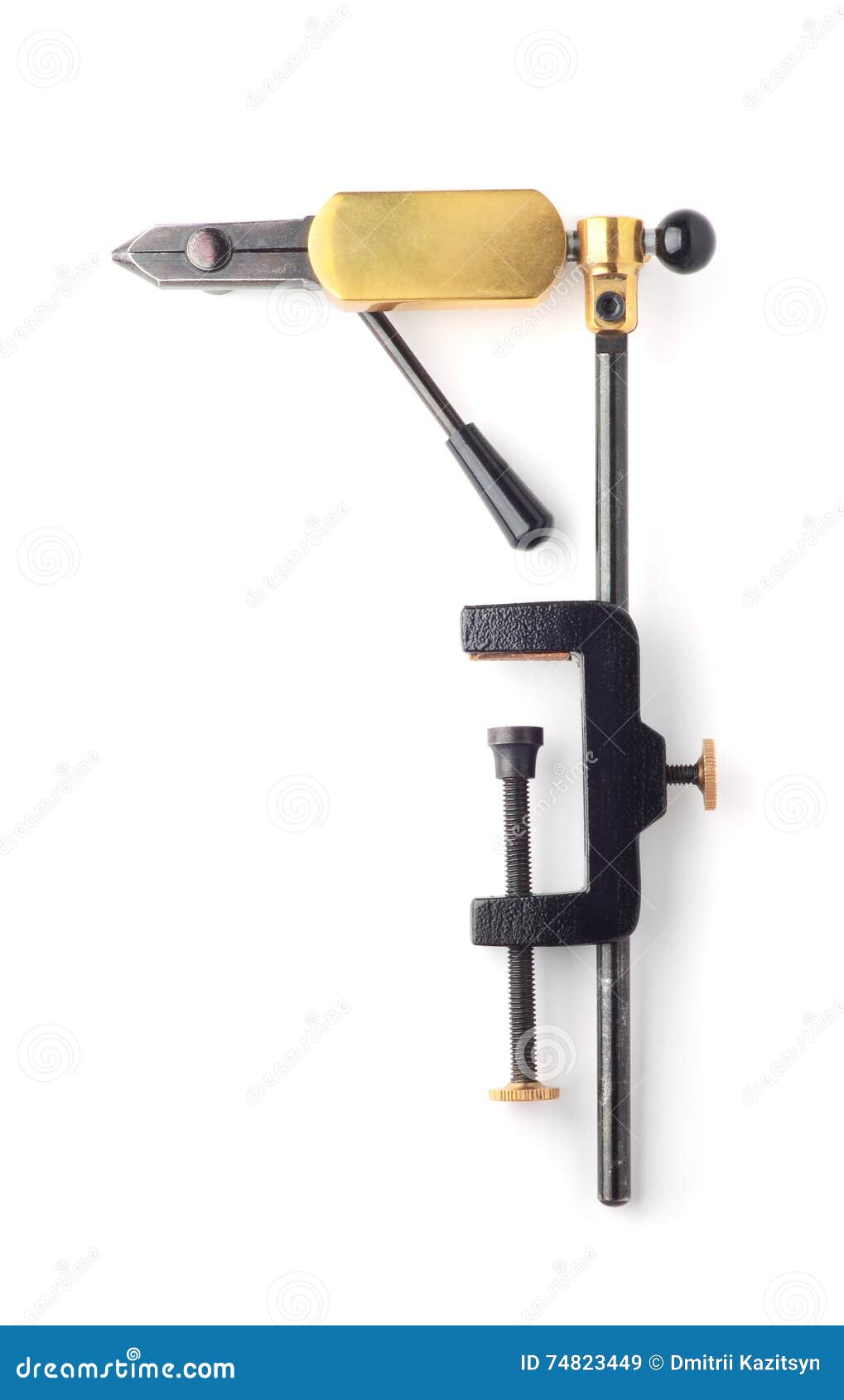 Vice for fly fishing stock image. Image of horizontal - 74823449