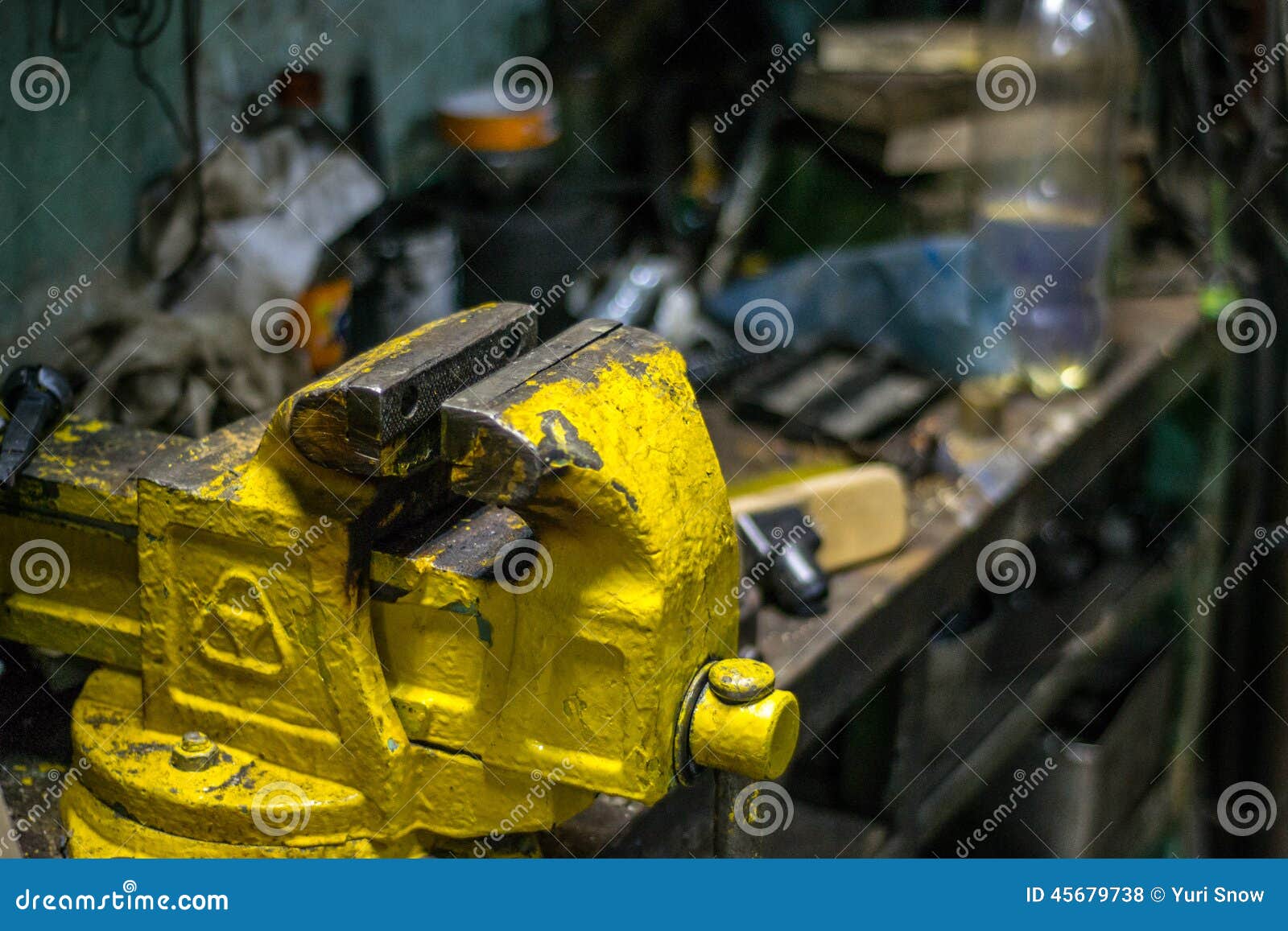 Vice vise stock photo. Image of workshop, workroom, vise - 45679738
