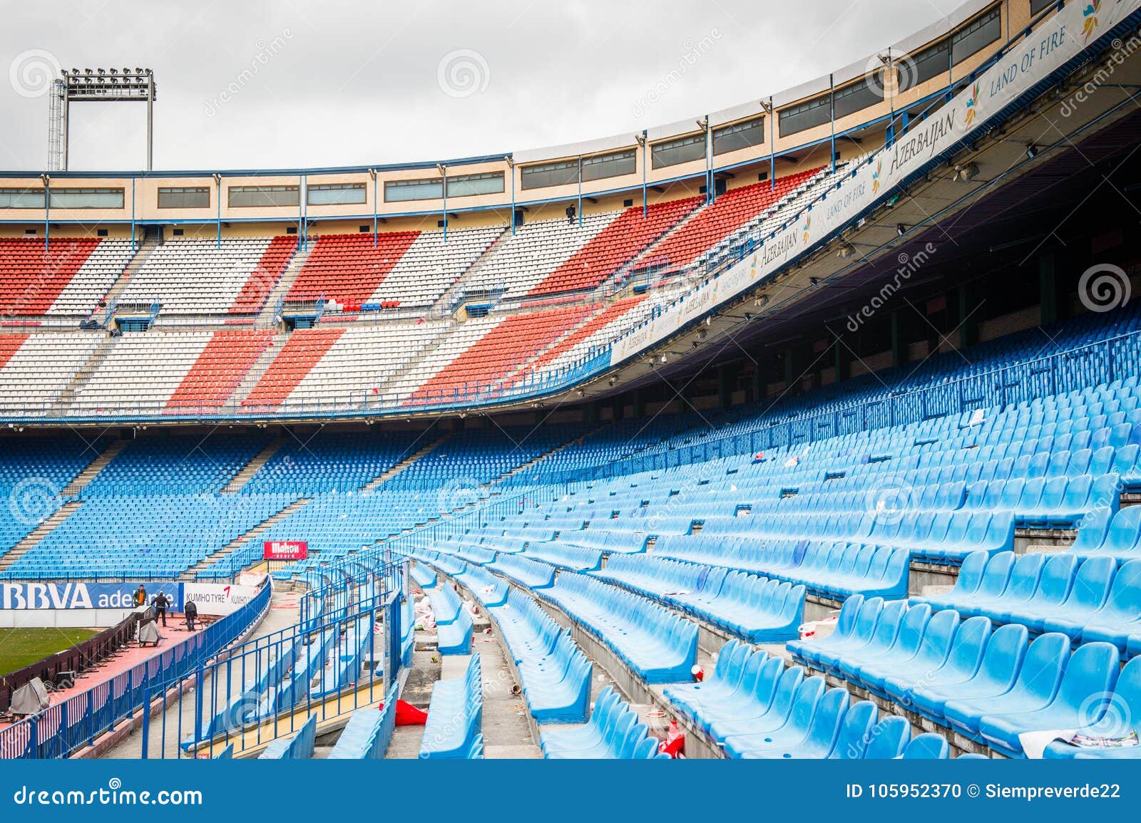VIcente Calderon, Madrid imagen editorial. Imagen de editorial - 105952370