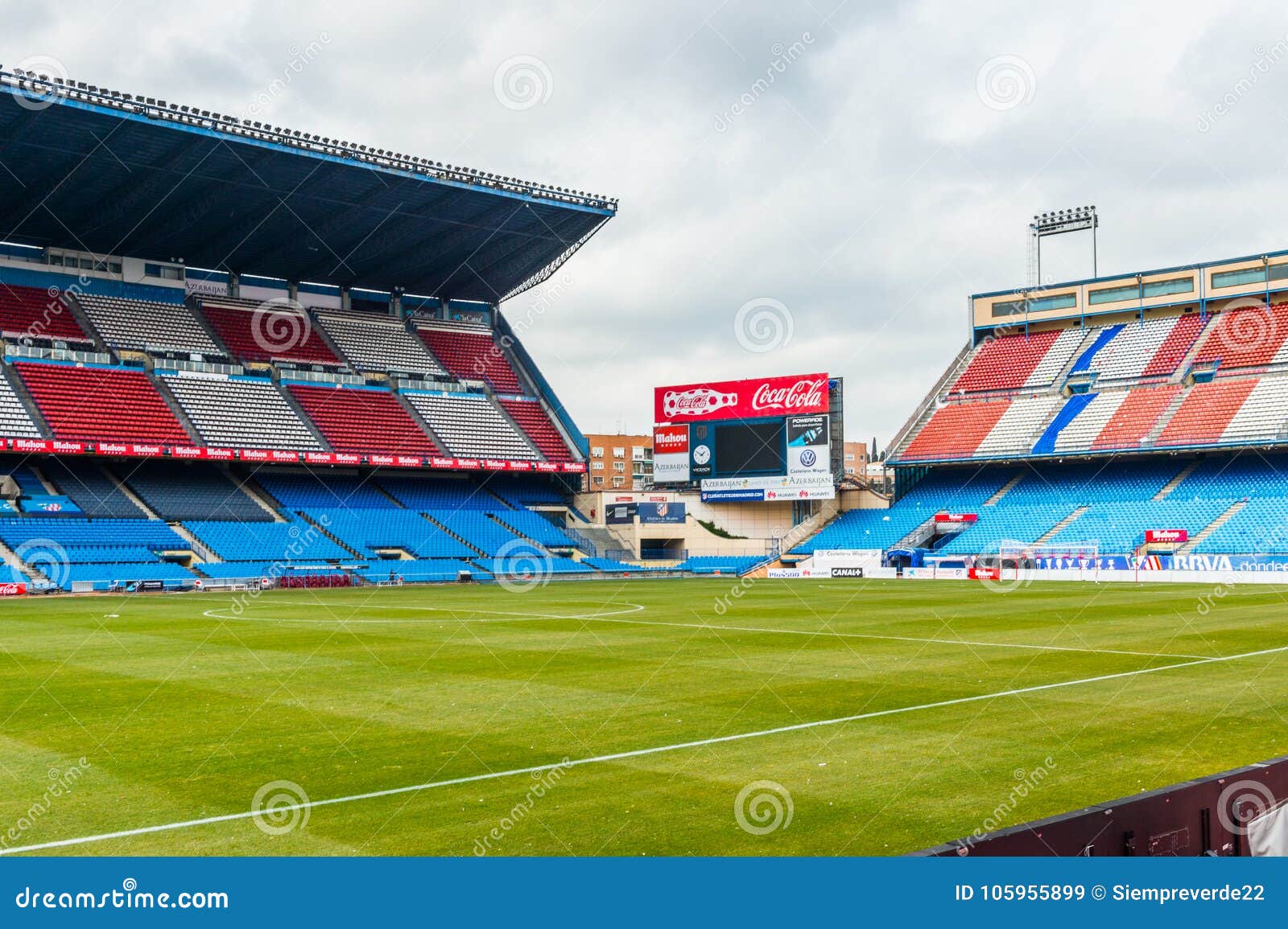 VIcente Calderon, Madrid imagen de archivo editorial. Imagen de ...