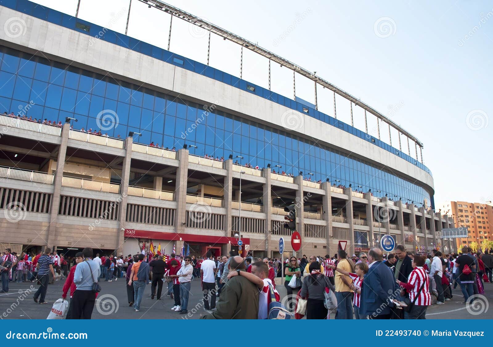Vicente Calderon, Madrid, Spain Editorial Image - Image of europe ...