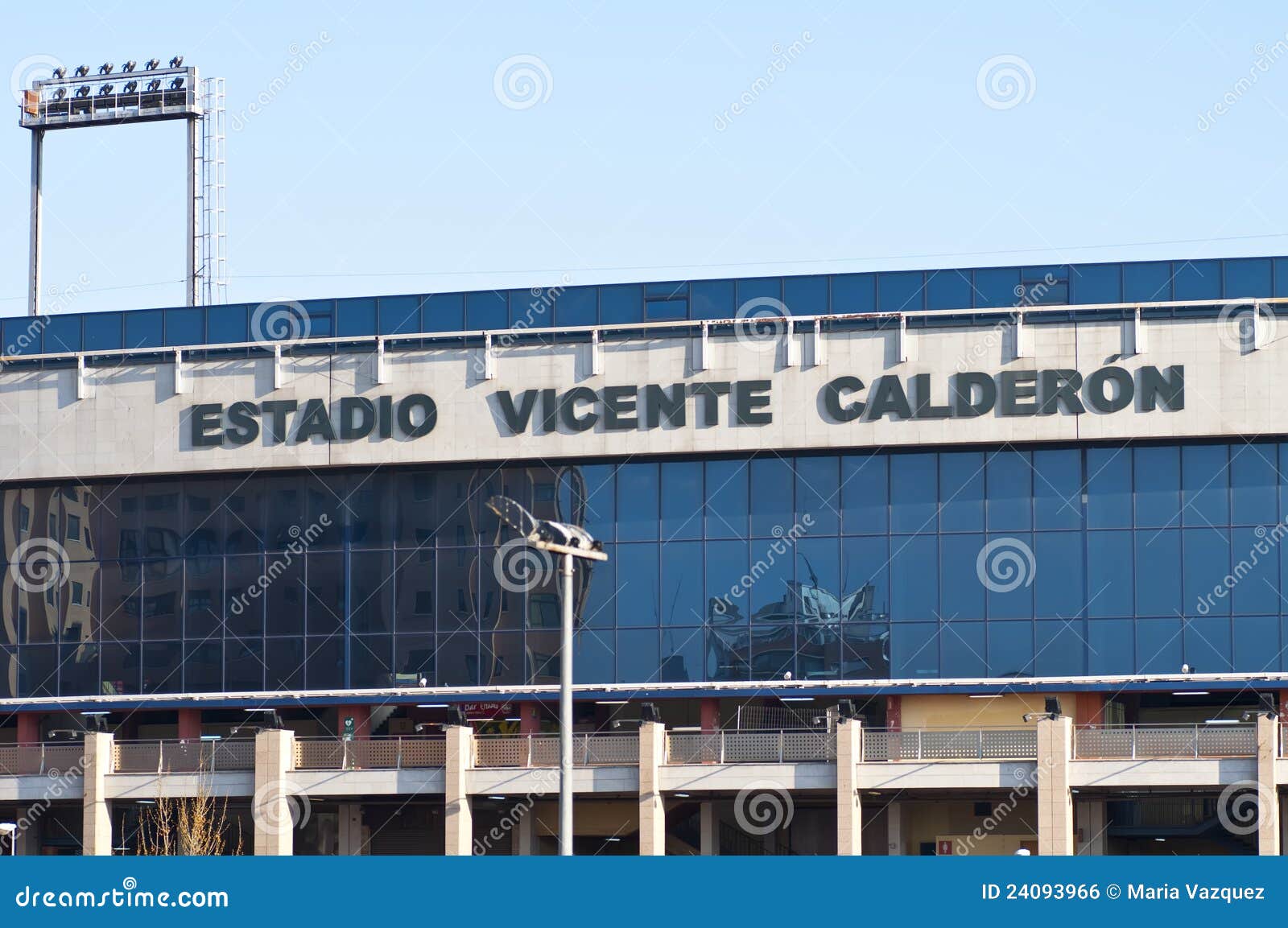Vicente Calderon Soccer Stadium, Madrid Editorial Photo - Image of ...