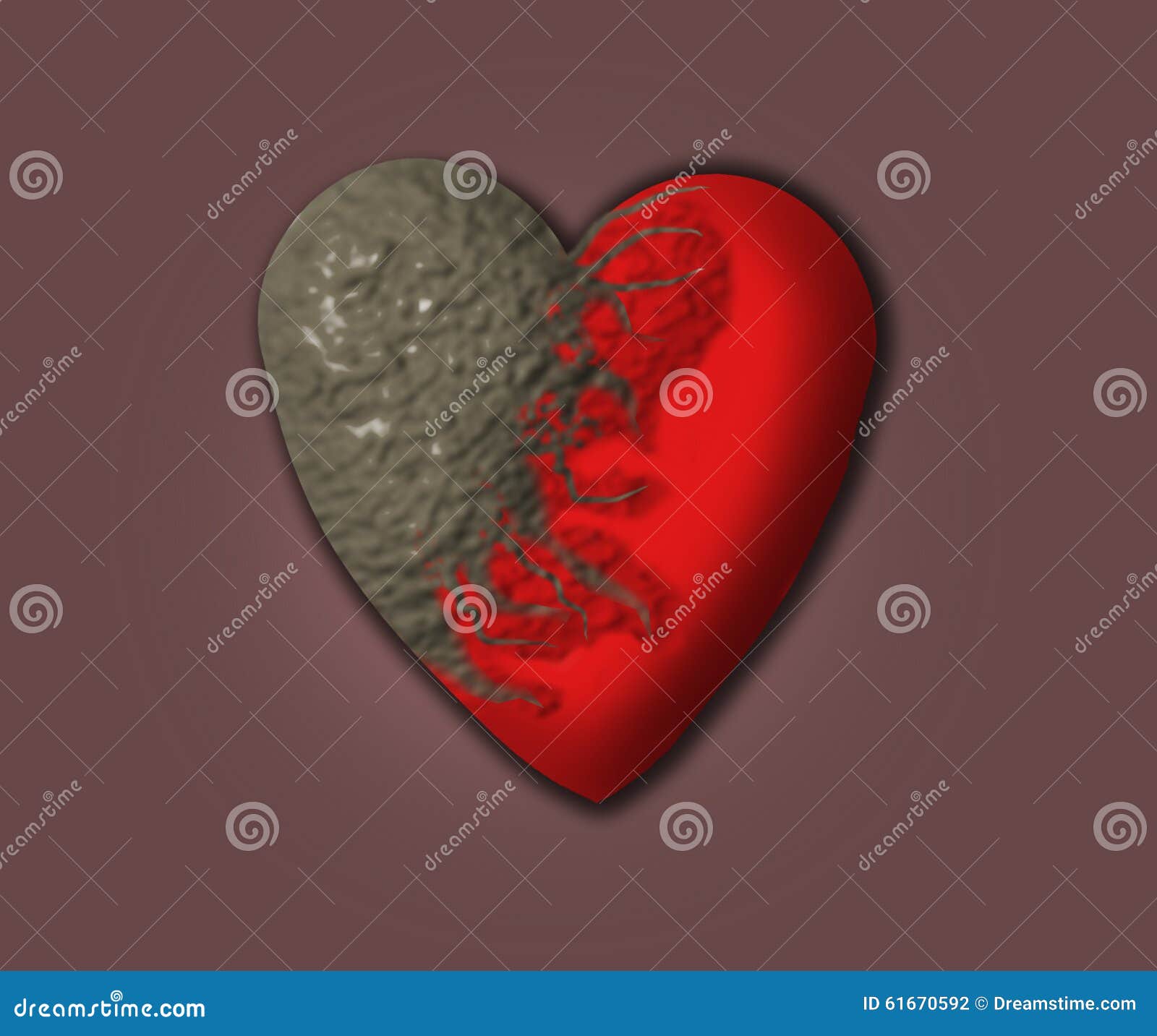Vicious heart stock illustration. Illustration of heart - 61670592