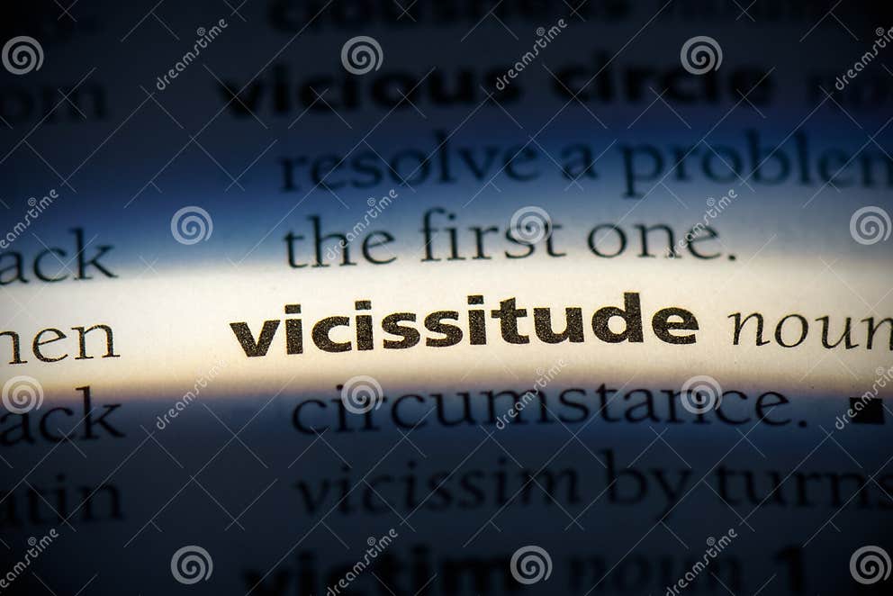 Vicissitude stock photo. Image of paper, info, definition - 161574562