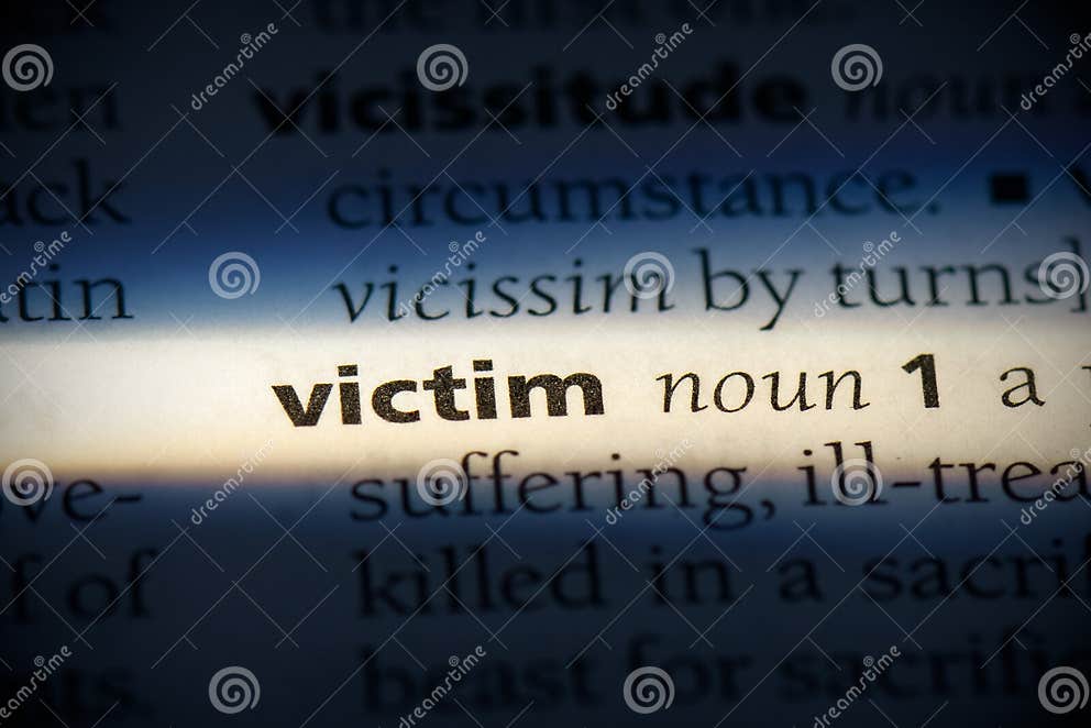 Victim stock photo. Image of book, page, dictionary - 161574560