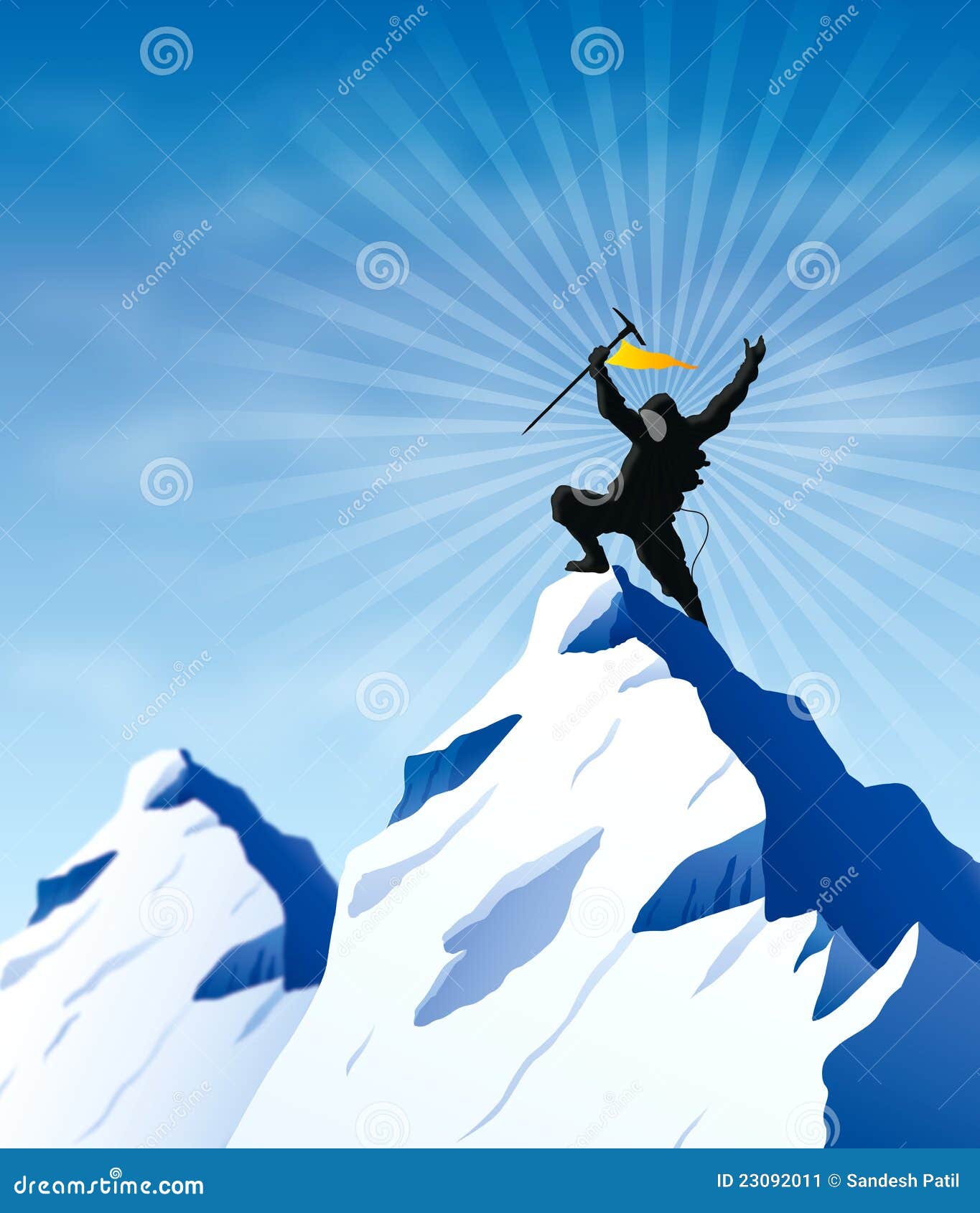 Victoire illustration de vecteur. Illustration du métaphore - 23092011