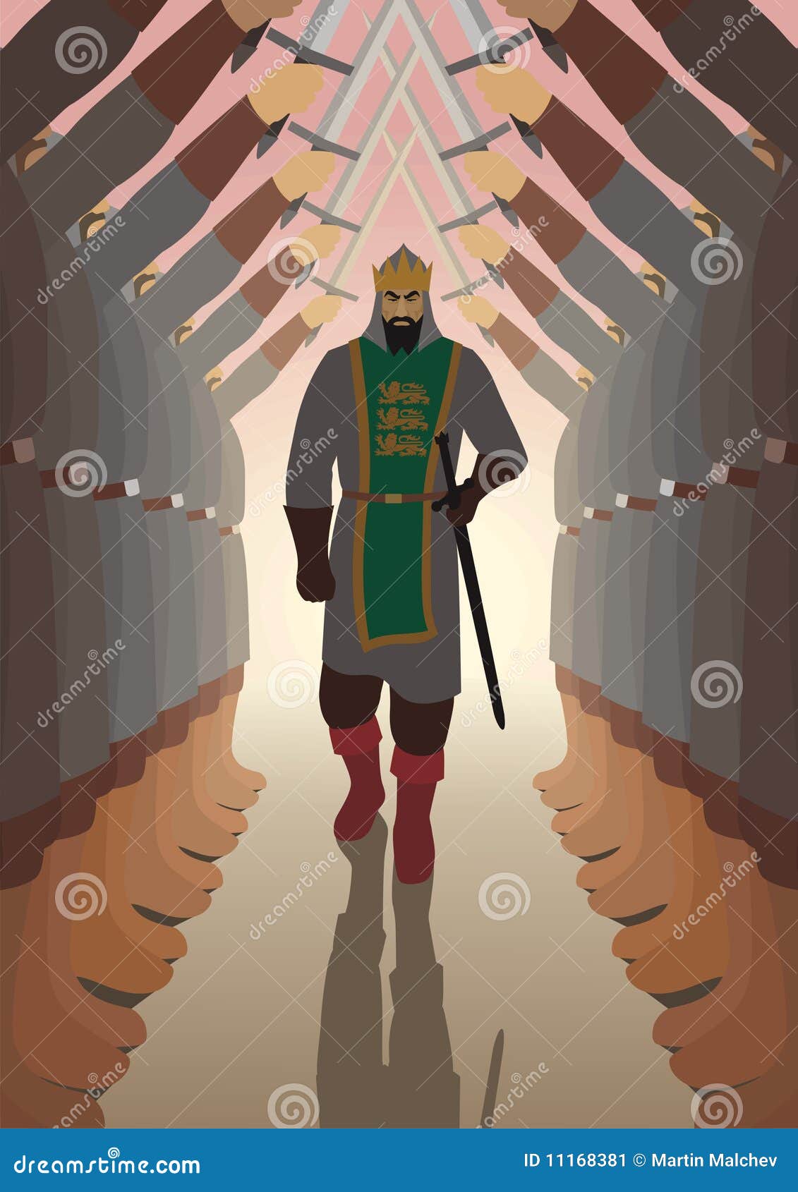 Victor stock vector. Illustration of victor, king, conqueror - 11168381