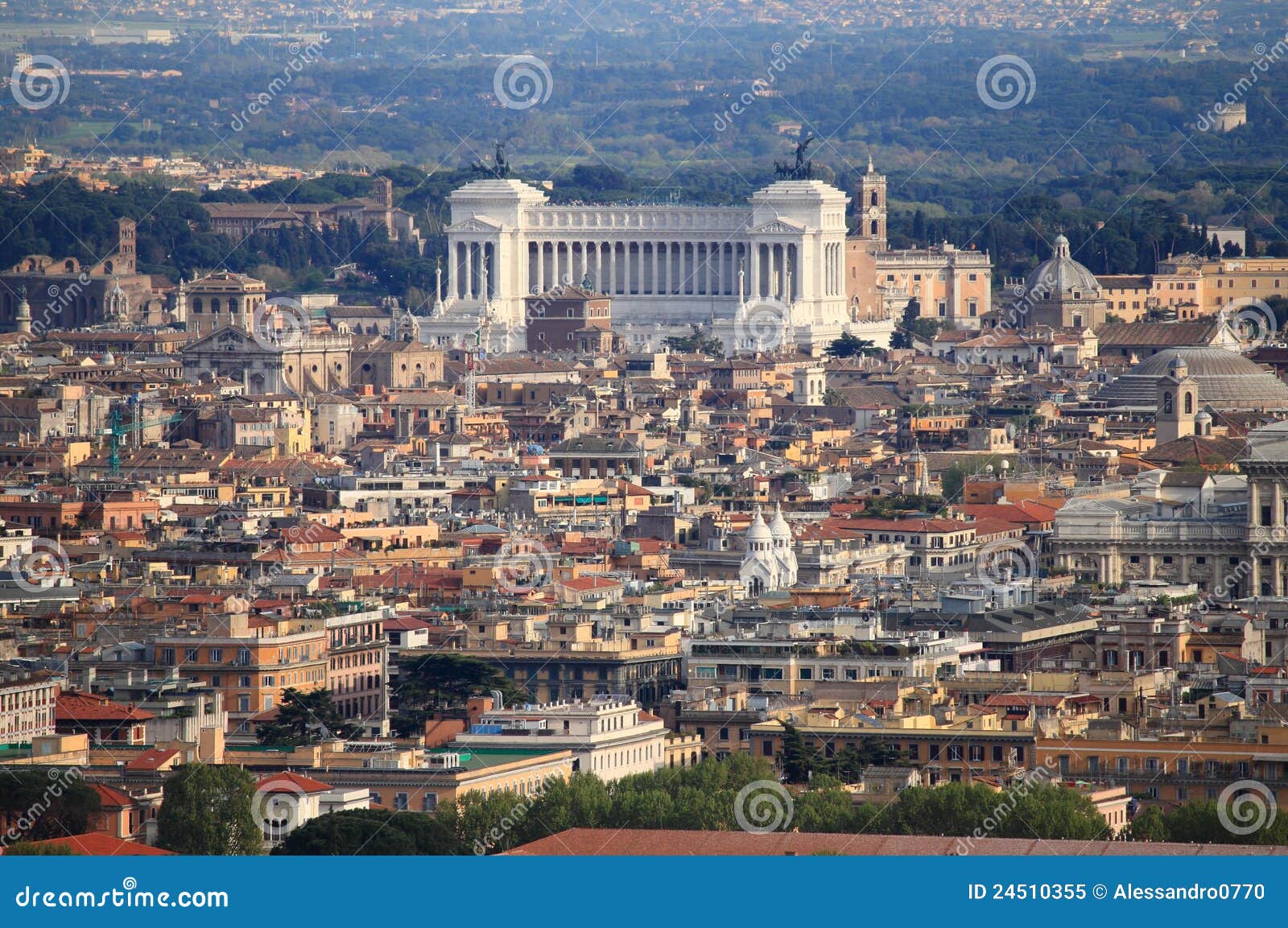 Victor Emmanuel II Monument Stock Image - Image of emmanuel, cityscape ...