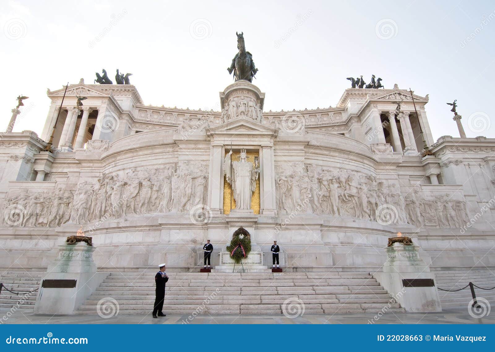 Victor Emmanuel II Monument, Rome Editorial Stock Photo - Image of ...