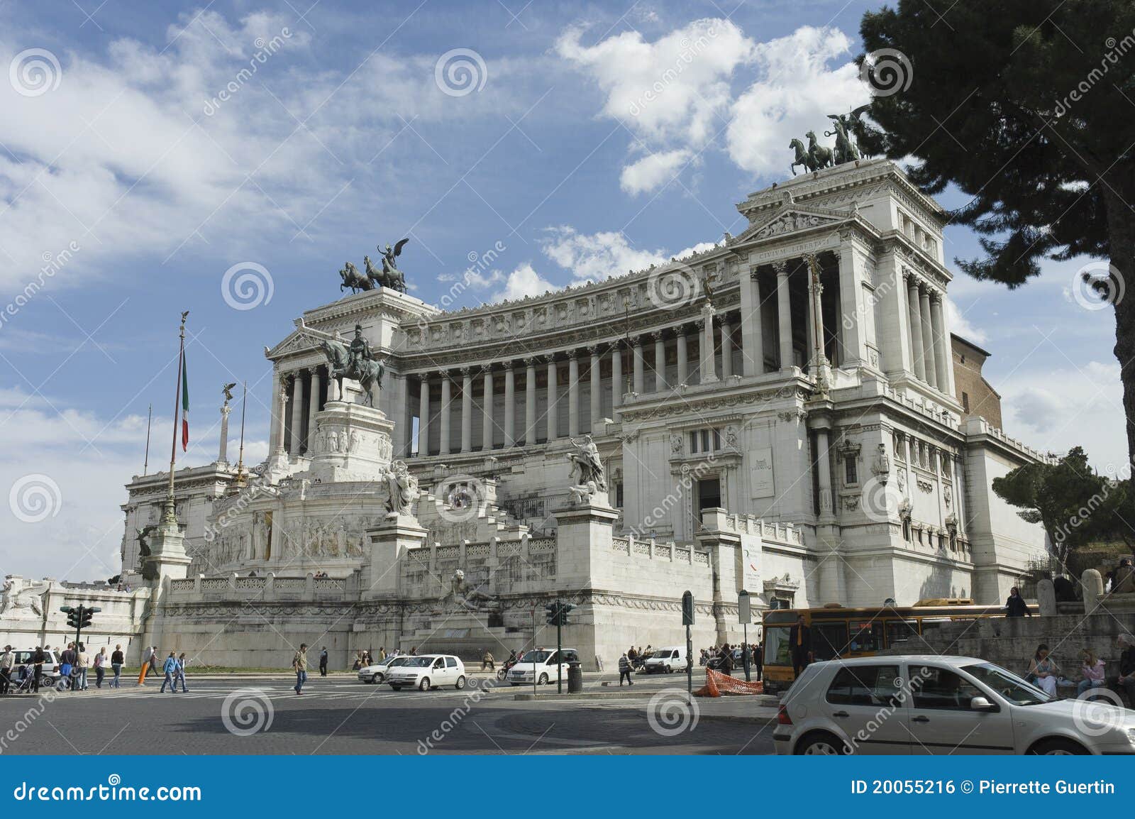 Victor Emmanuel Monument Side View Editorial Photo - Image of italy ...