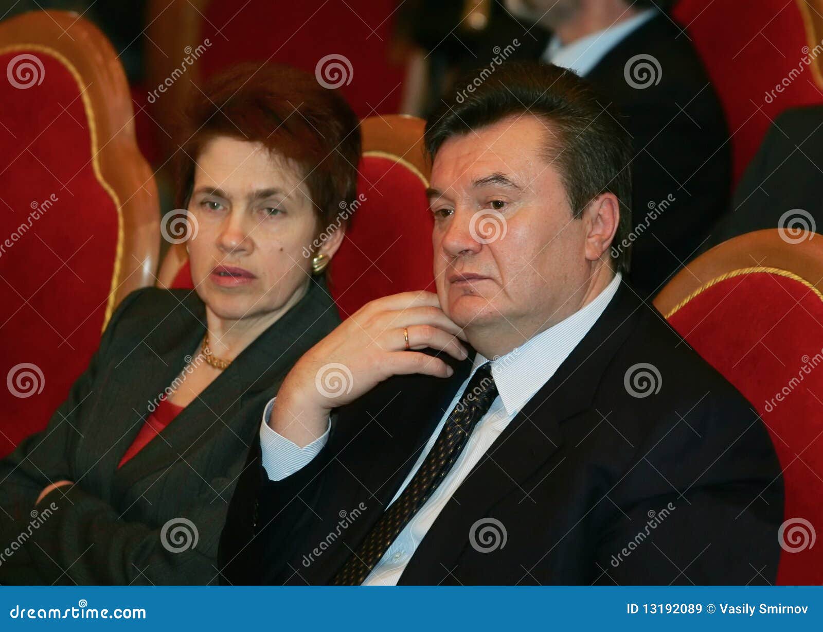 Victor Yanukovych Y Lyudmyla Yanukovych Imagen de archivo editorial ...