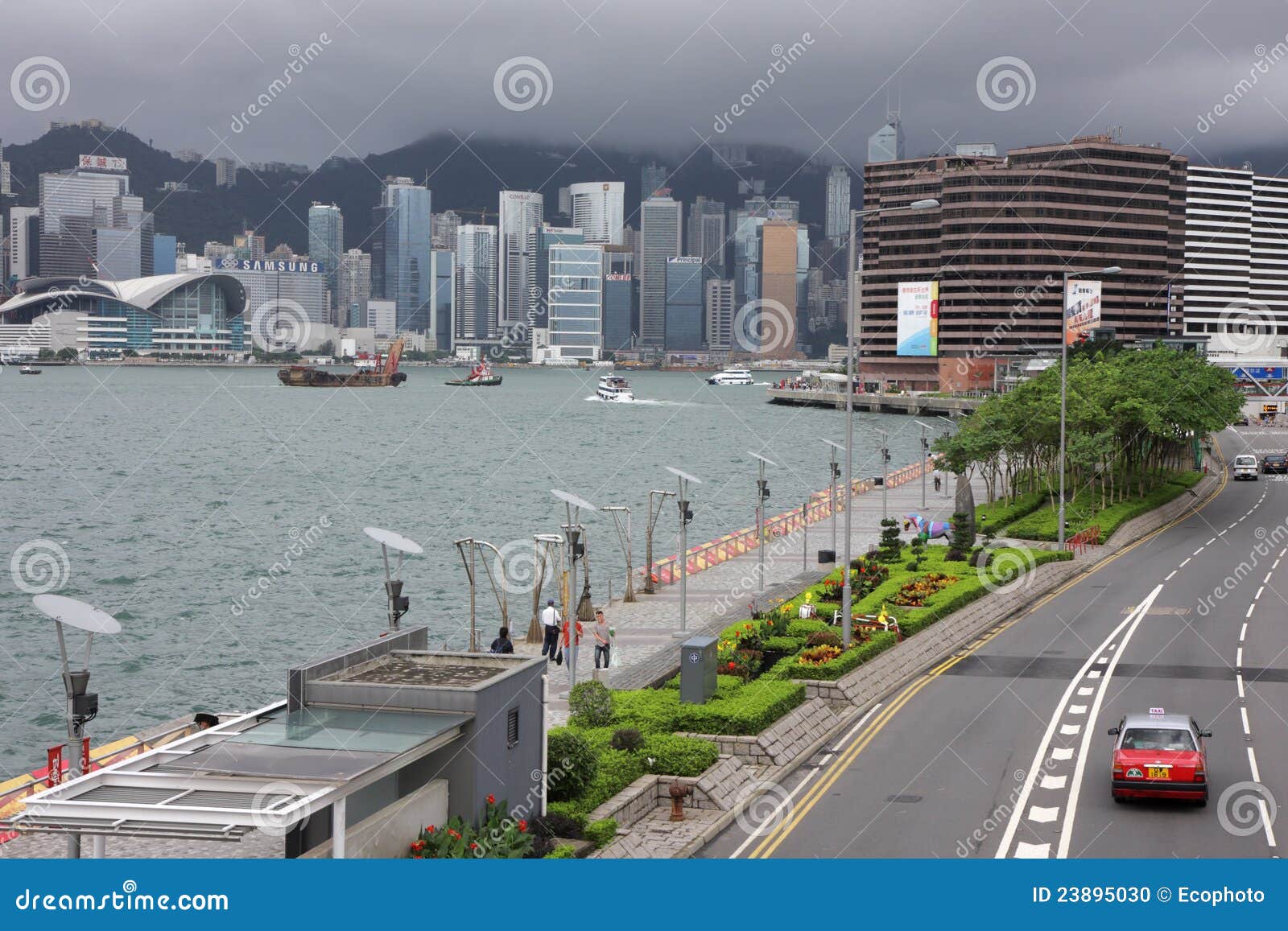 Victoria bay, Hong Kong editorial image. Image of scenic - 23895030