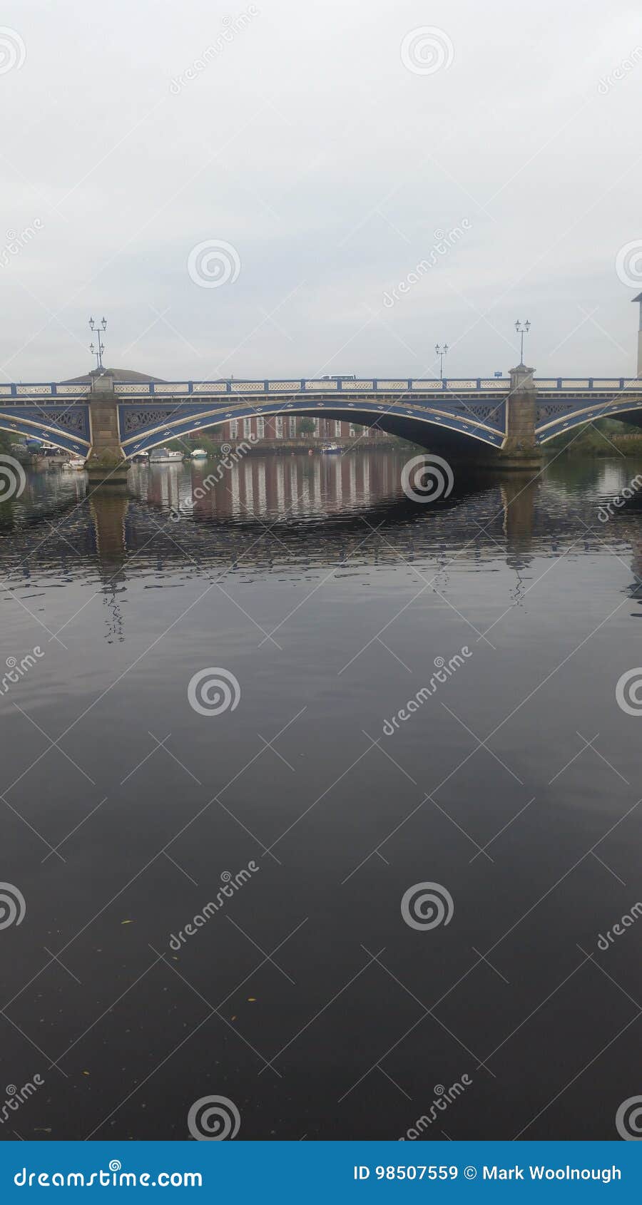 Victoria Bridge Over the River Tees Stock Image - Image of tees, bridge ...