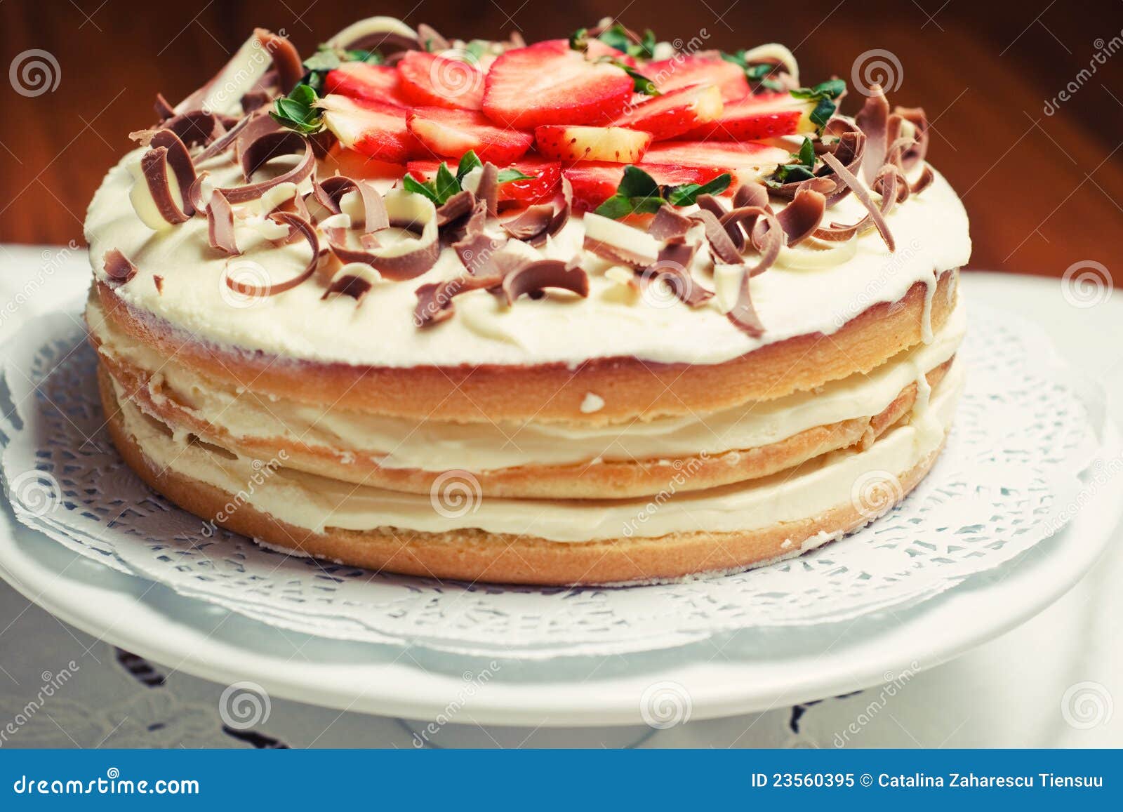 Victoria Cake stock image. Image of layer, fresh, plates - 23560395