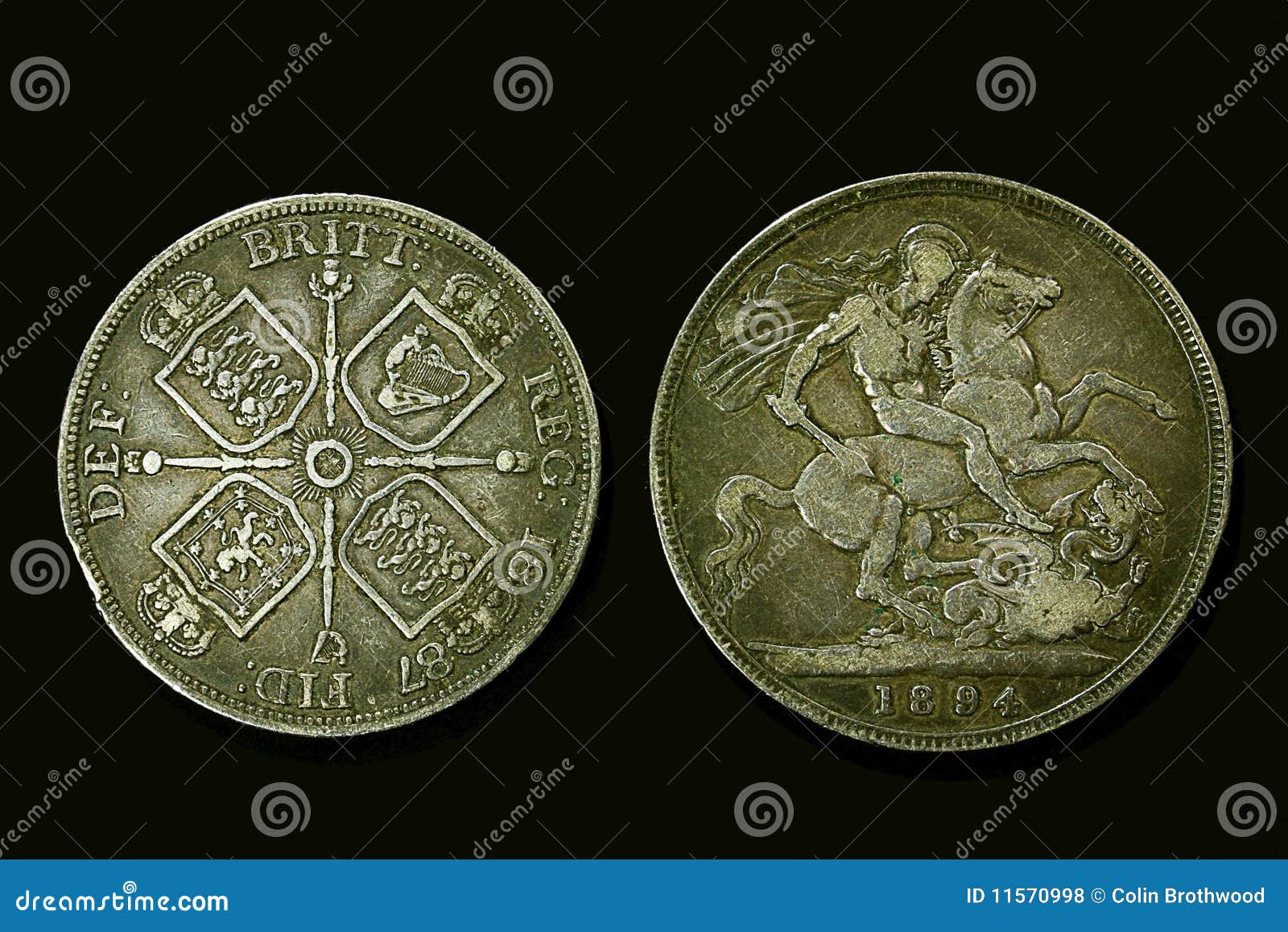 Victoria Coins stock photo. Image of england, monarch - 11570998