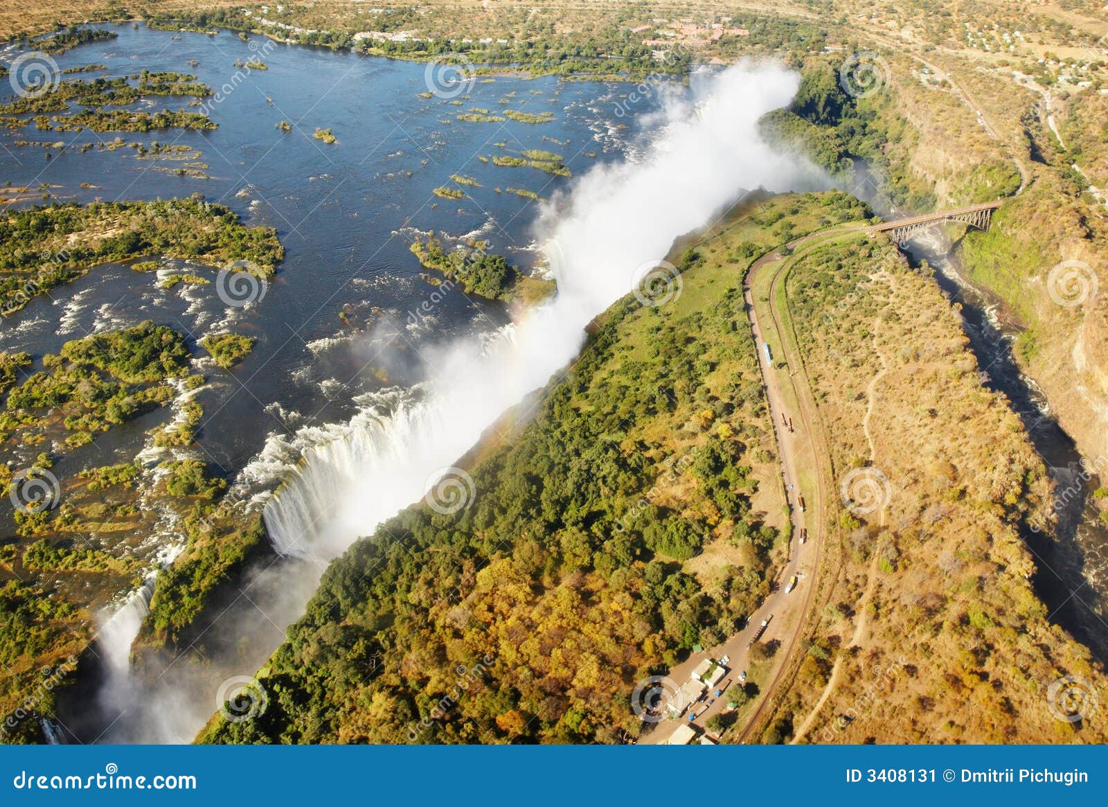 Victoria Falls stock image. Image of tourism, amazing - 3408131