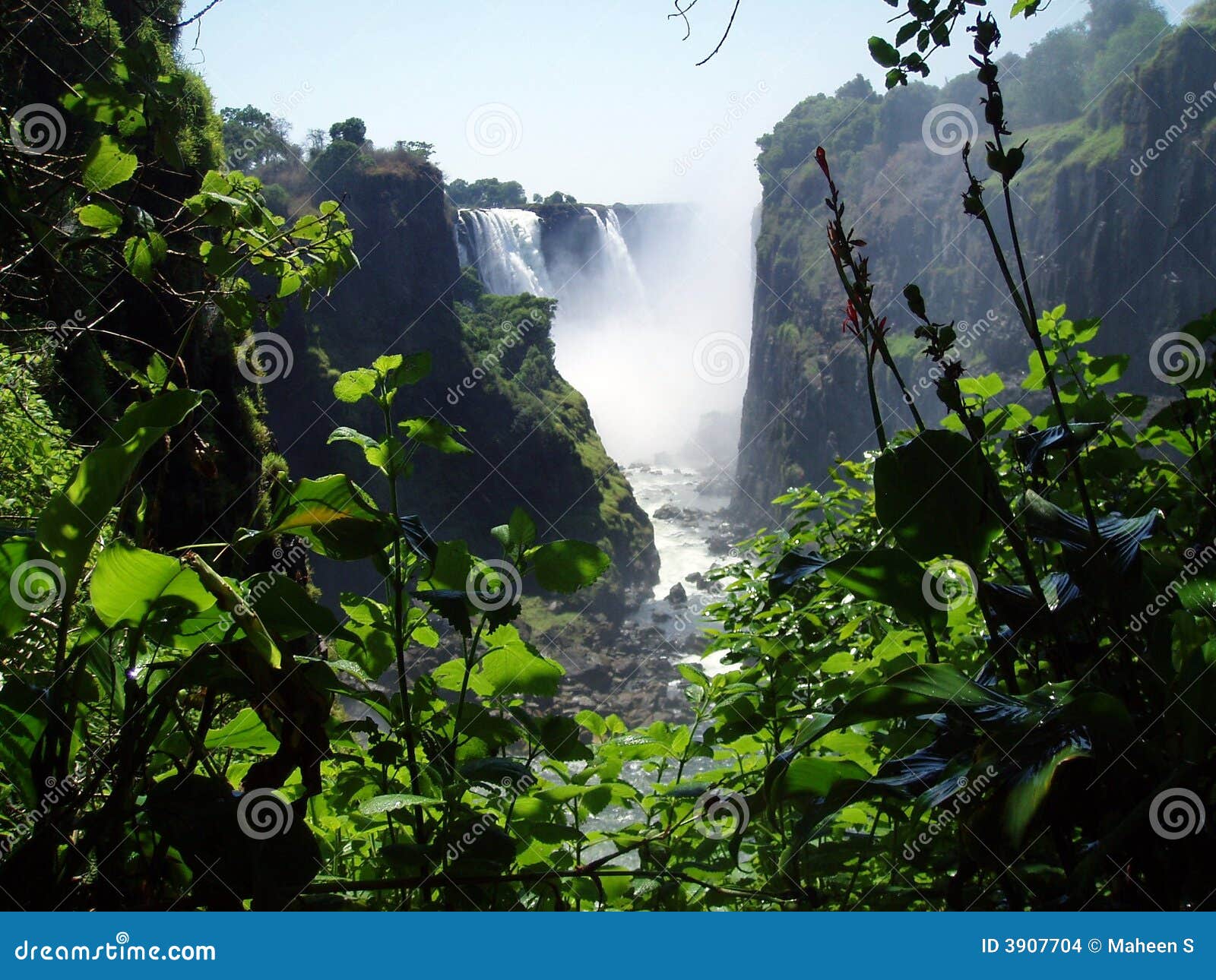 Victoria Falls stock photo. Image of travel, lake, tourism - 3907704