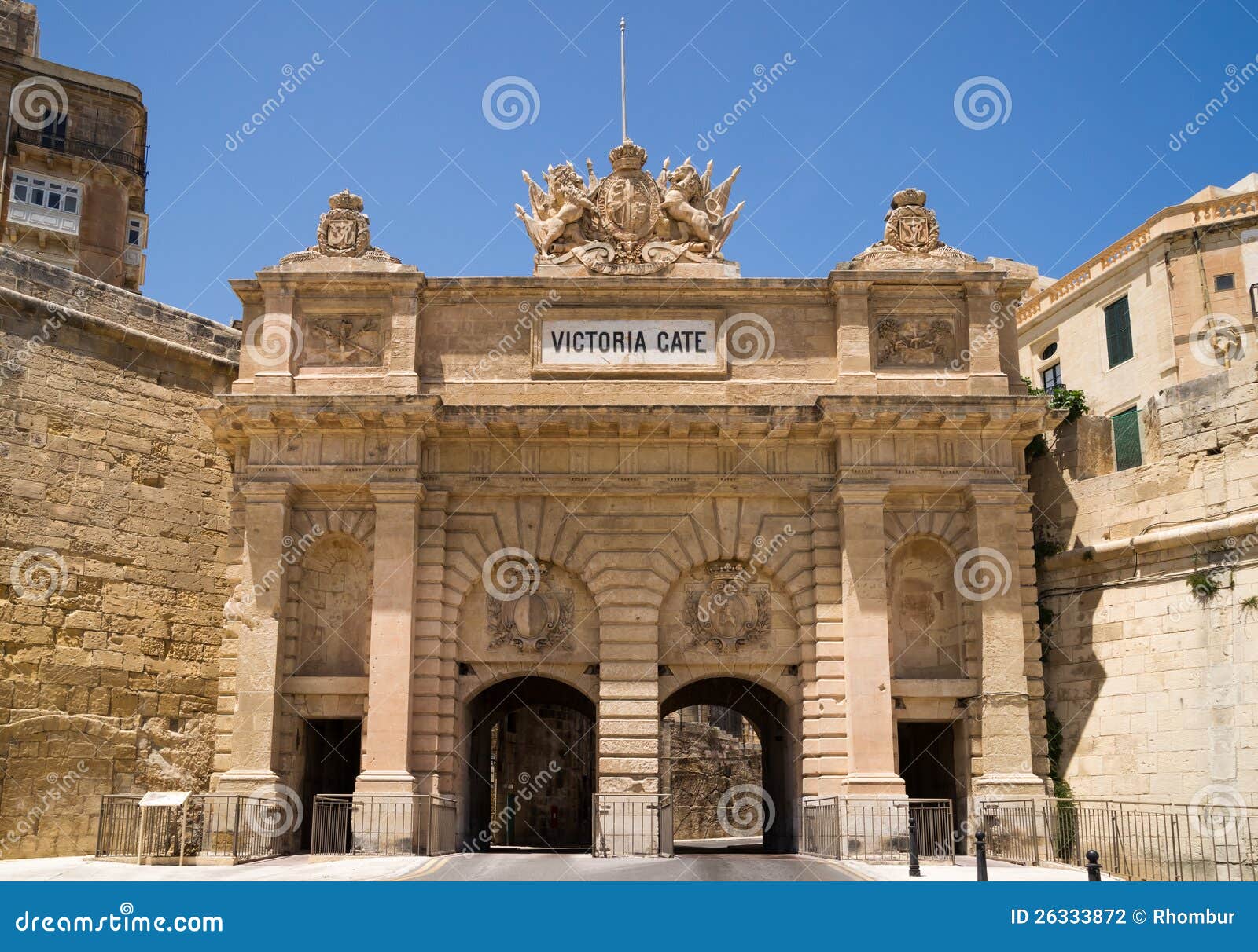Victoria Gate stock photo. Image of travel, defense, stone - 26333872