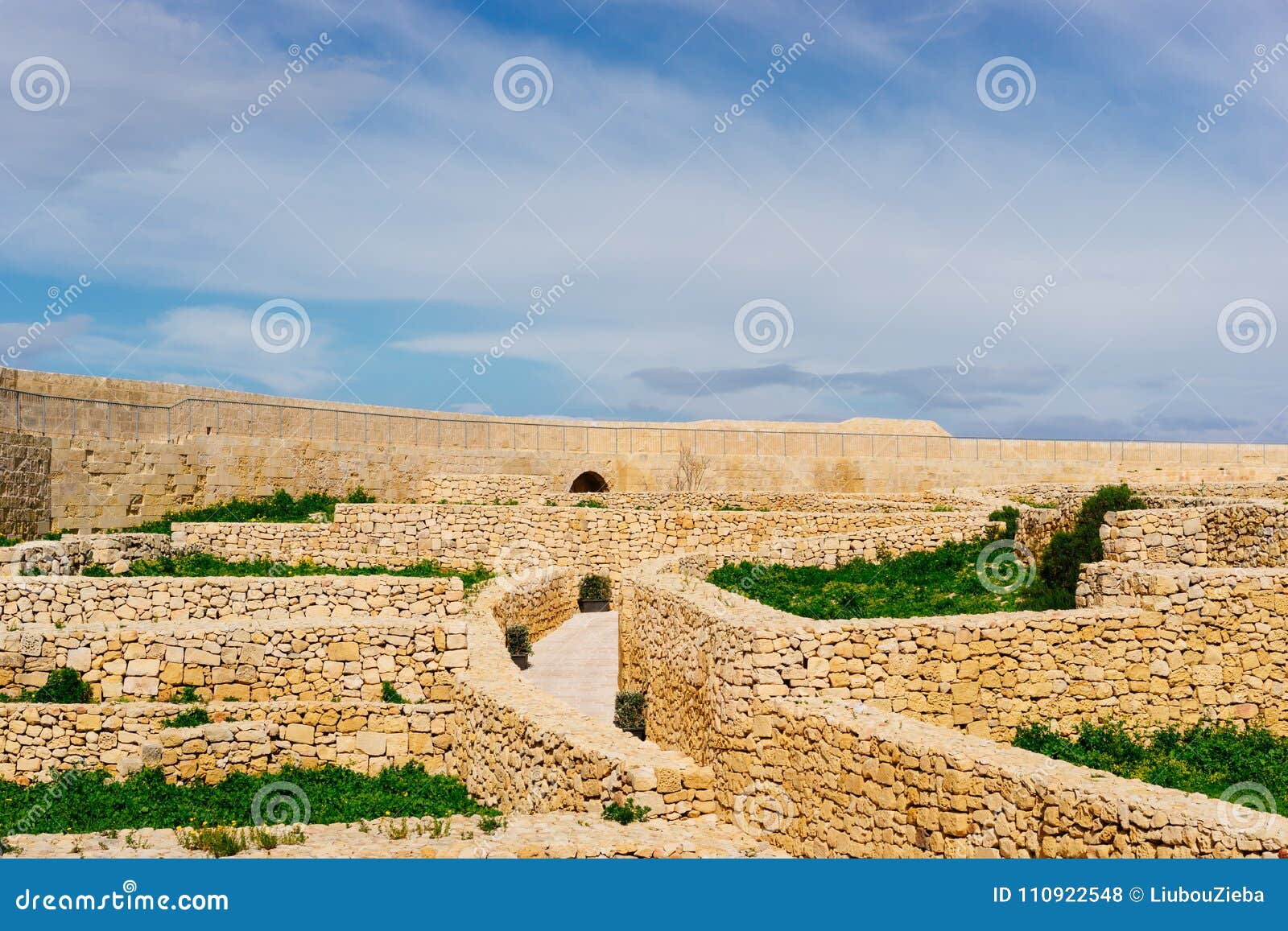 Ruins of Citadel in Victoria, Gozo Stock Photo - Image of citadel ...