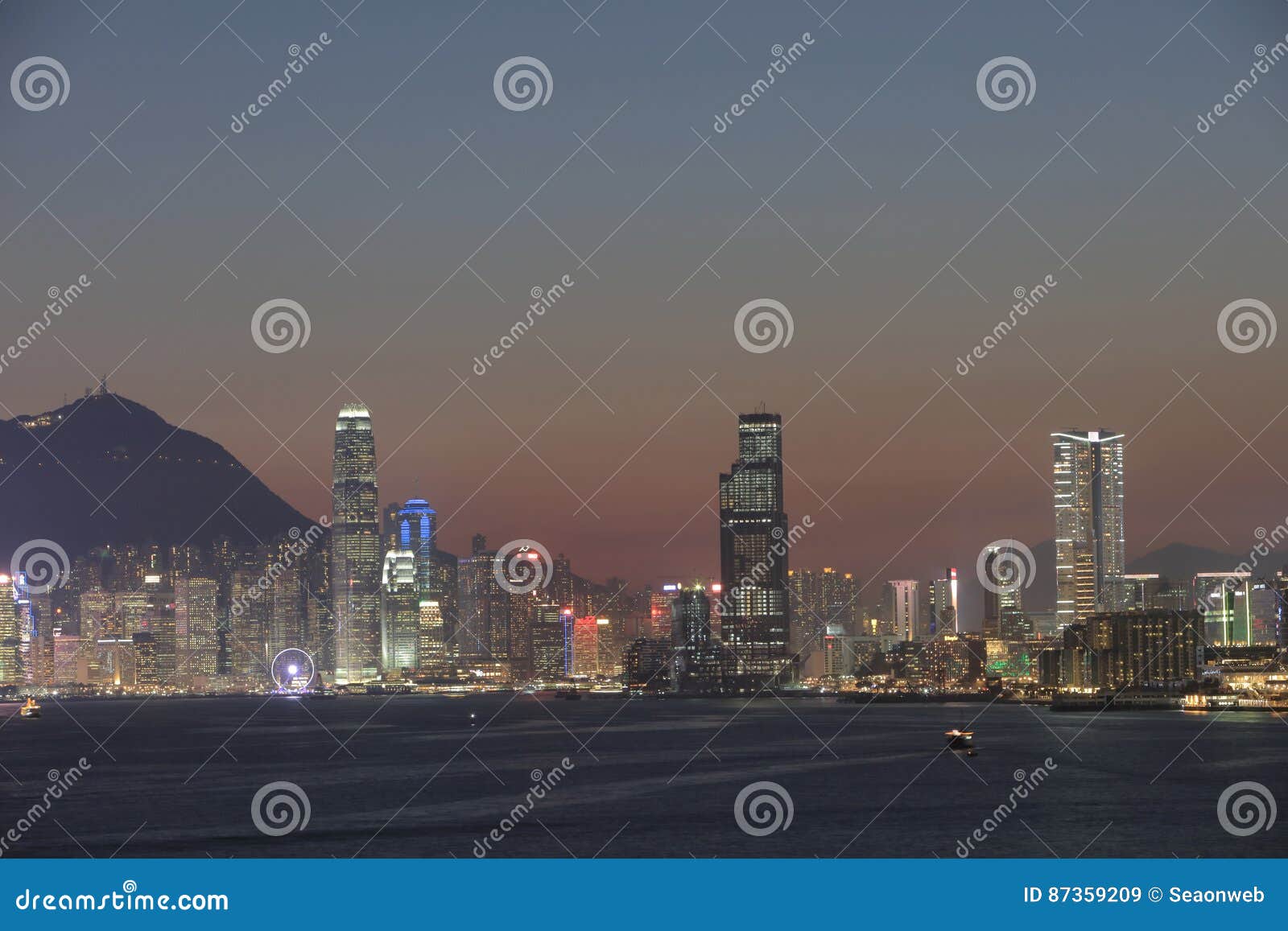 Victoria Harbor View HK 2017 Editorial Stock Image - Image of cityscape ...