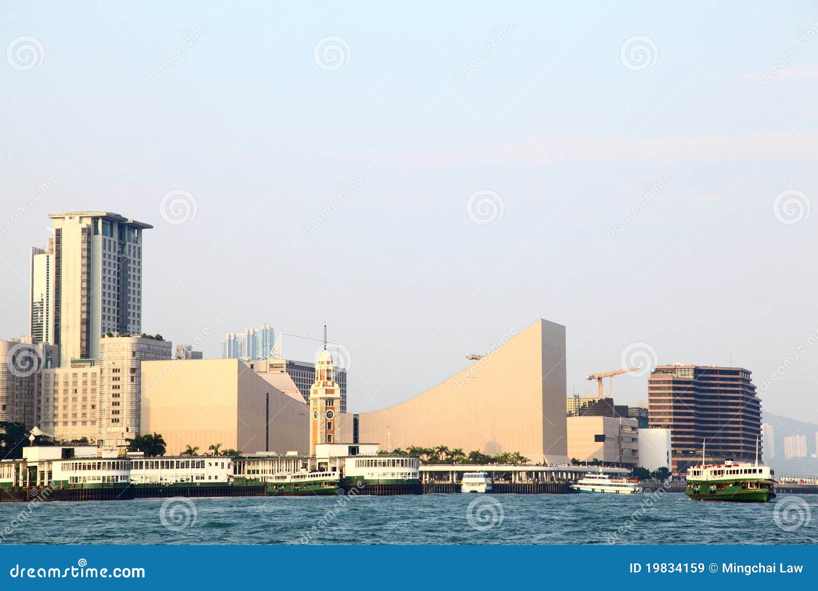 Victoria Harbour And Hong Kong Skyscrapers Stock Photography ...