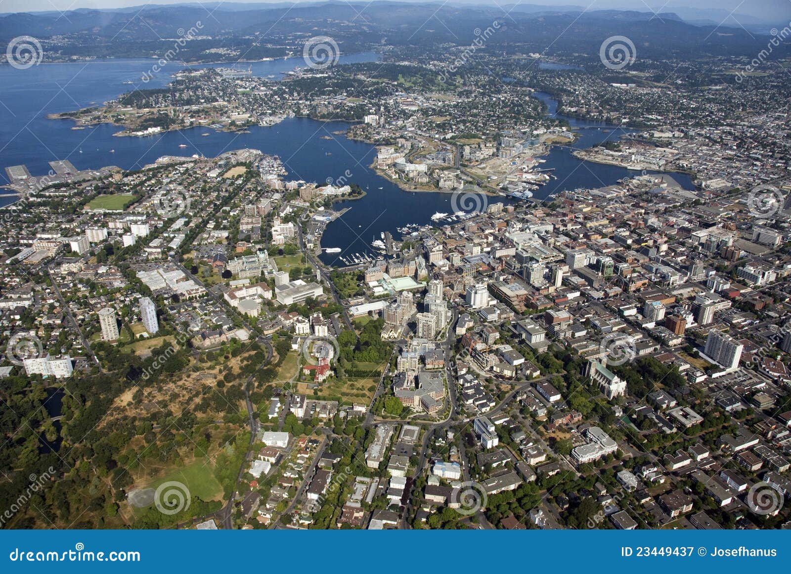Victoria, Isla De Vancouver Imagen de archivo - Imagen de nave, puentes ...