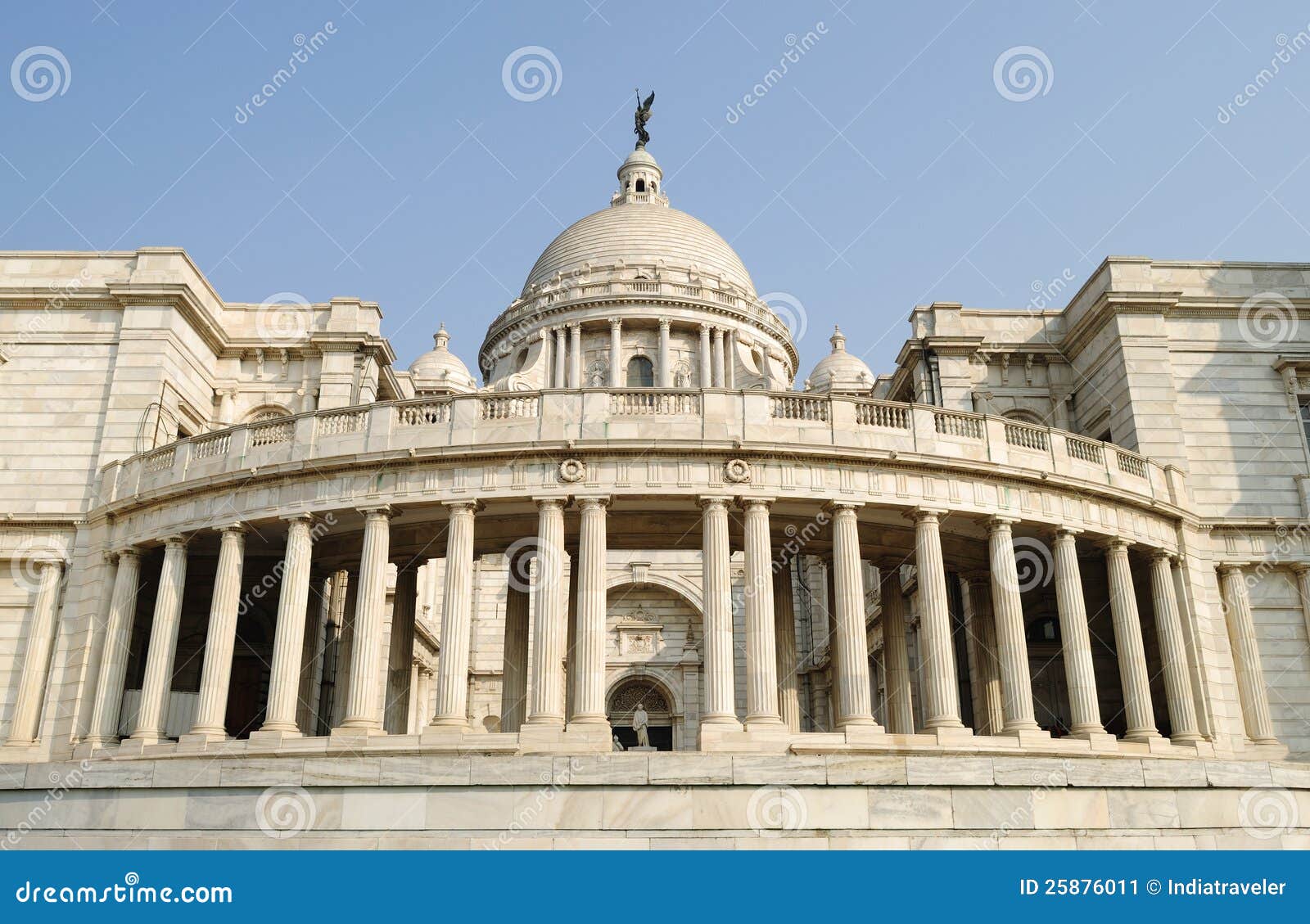 Victoria memorial stock image. Image of sunlight, landmark - 25876011