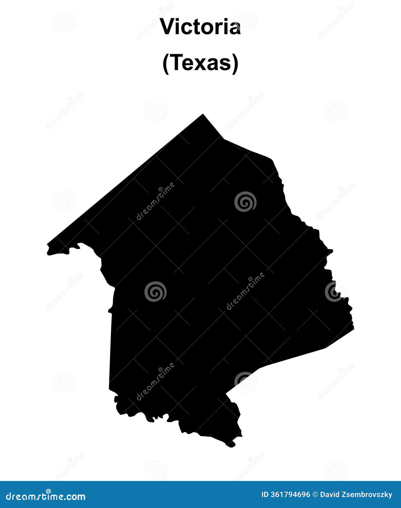 Victoria Outline Map Vector Illustration | CartoonDealer.com #375814358