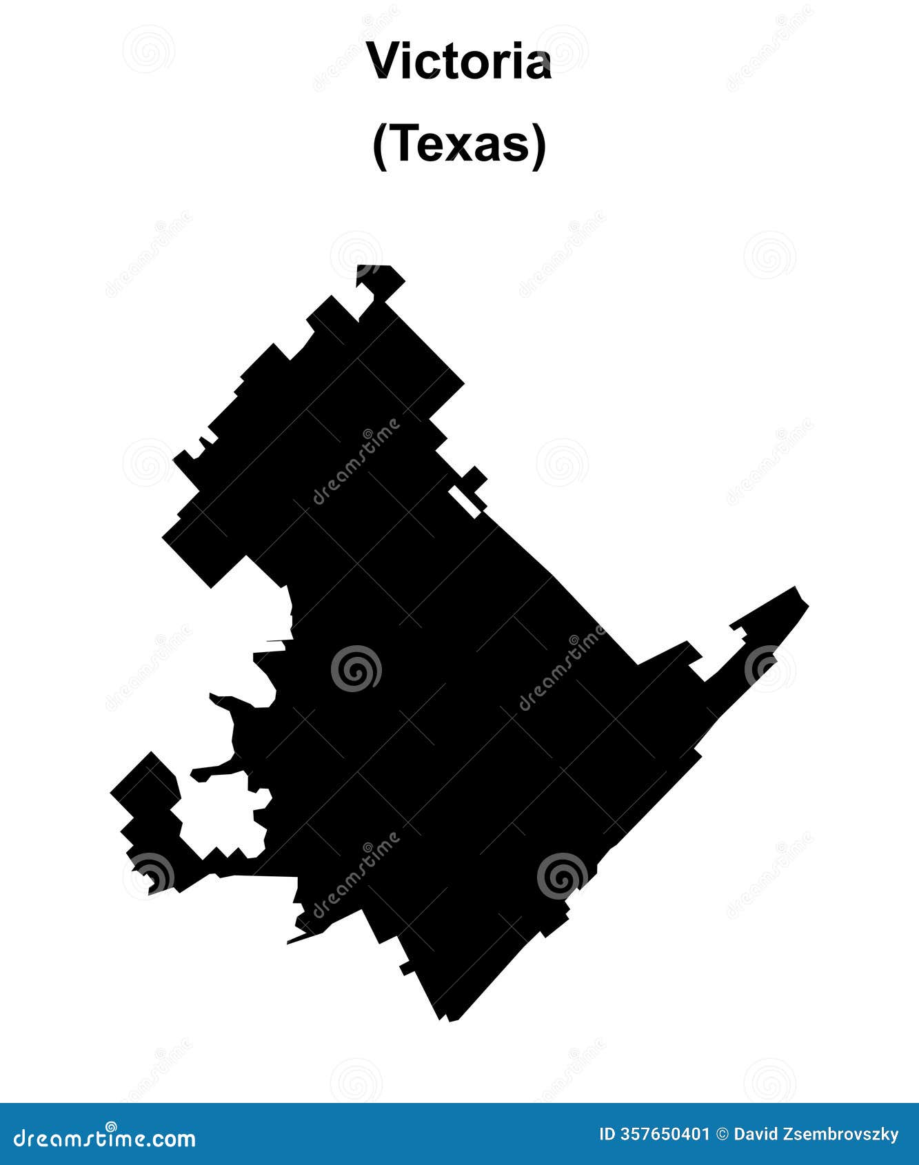 Victoria Outline Map Vector Illustration | CartoonDealer.com #375814358