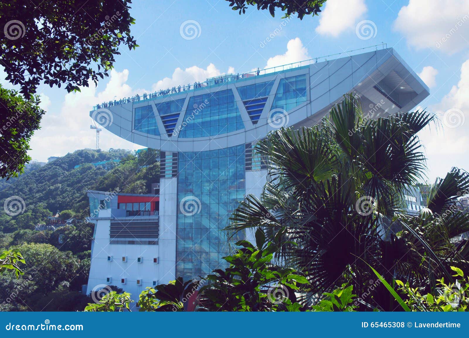 Victoria Peak Tower of Hong Kong Stock Photo - Image of subtropical ...