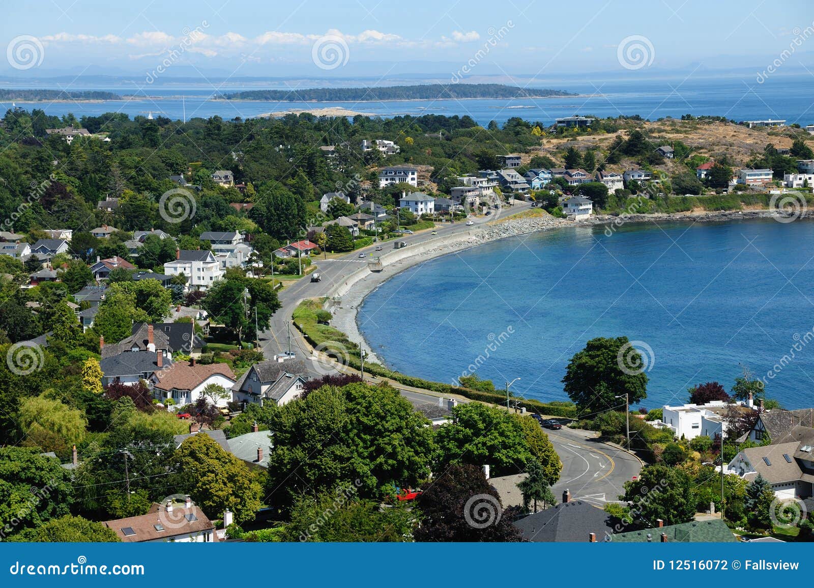Victoria seaside scene stock photo. Image of beach, canada - 12516072