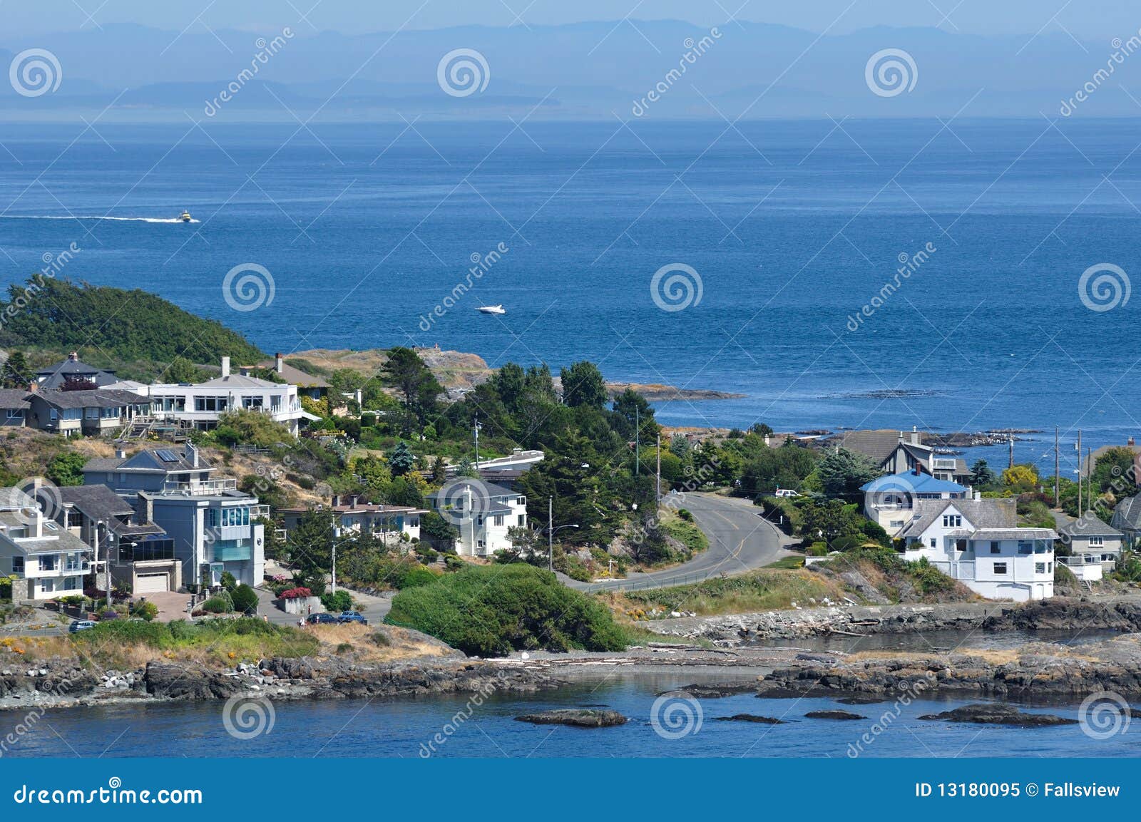 Victoria seaside scene stock image. Image of seafront - 13180095