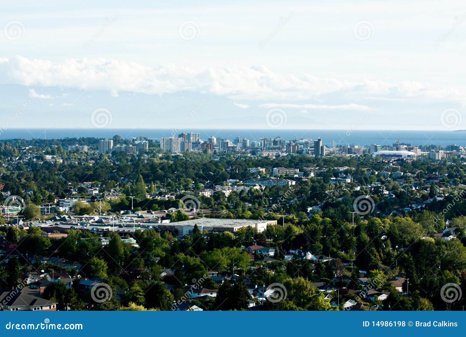 Victoria skyline stock photo. Image of foliage, green - 14986198