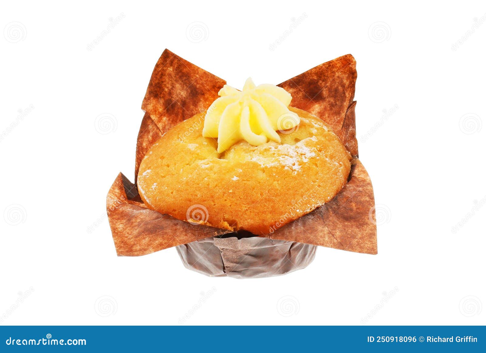 Victoria sponge muffin stock photo. Image of isolated - 250918096