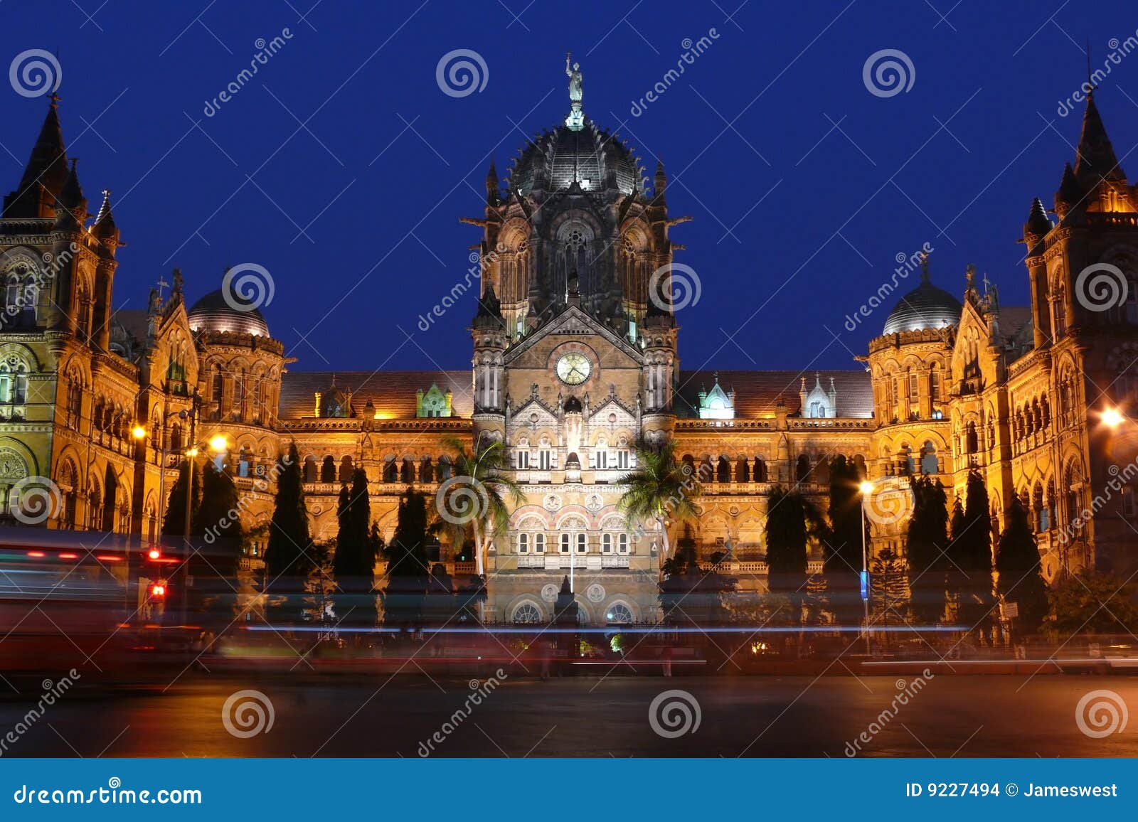 Victoria Terminal CST, Mumbai, India Stock Photo - Image of station ...