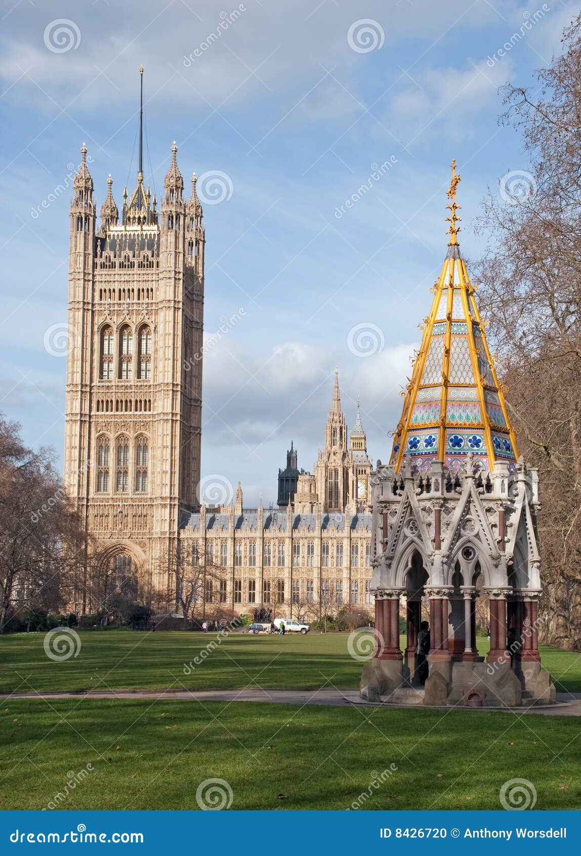 Victoria Tower Gardens stock photo. Image of westminster - 8426720