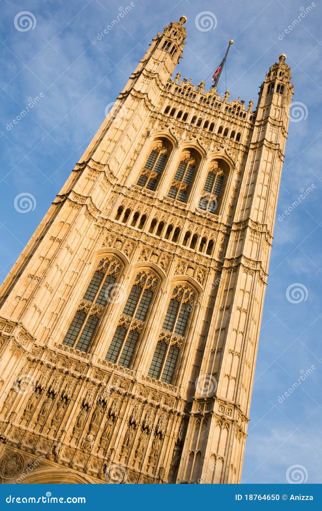 Victoria Tower in London stock photo. Image of tower - 18764650