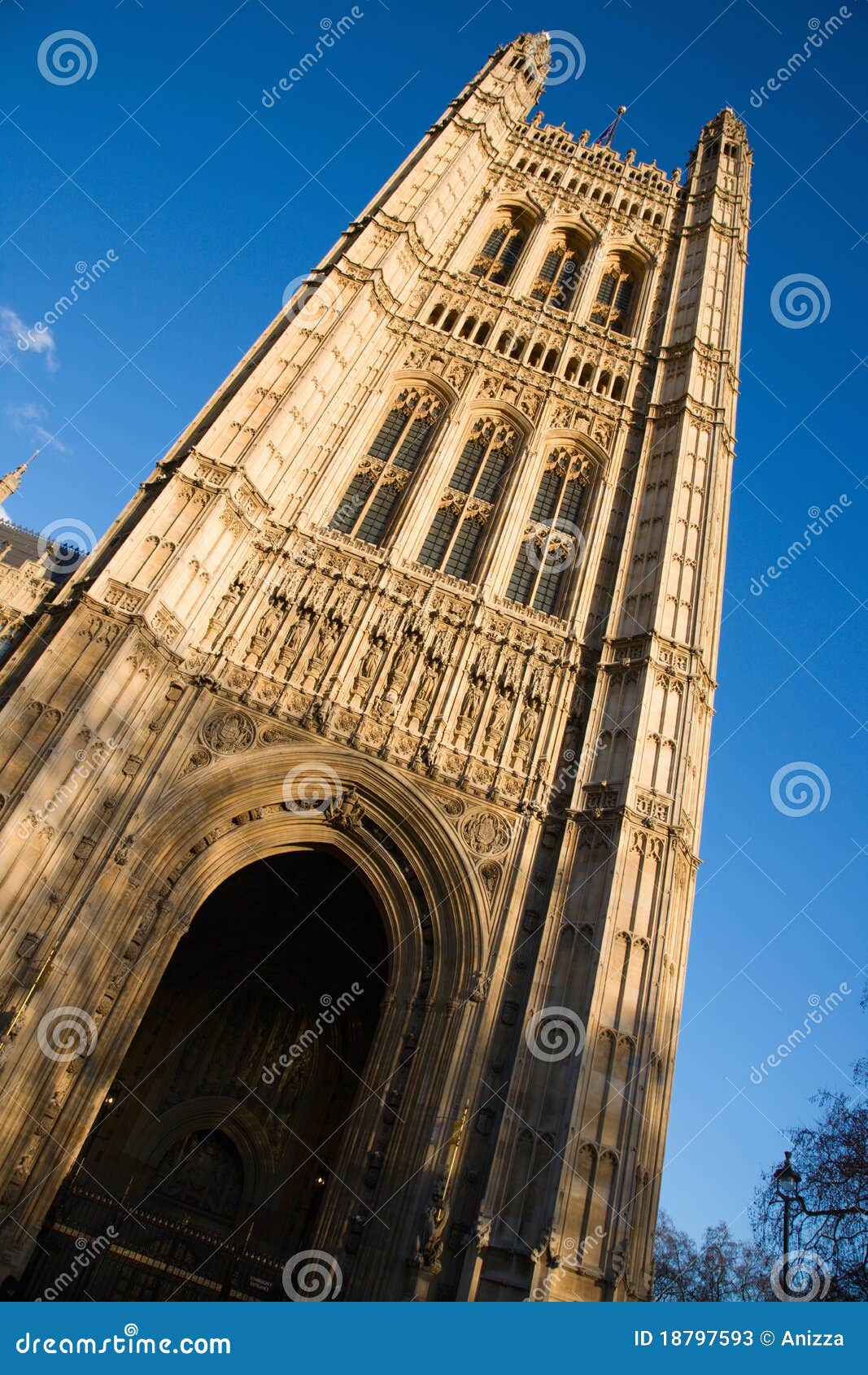 Victoria Tower in London stock image. Image of british - 18797593