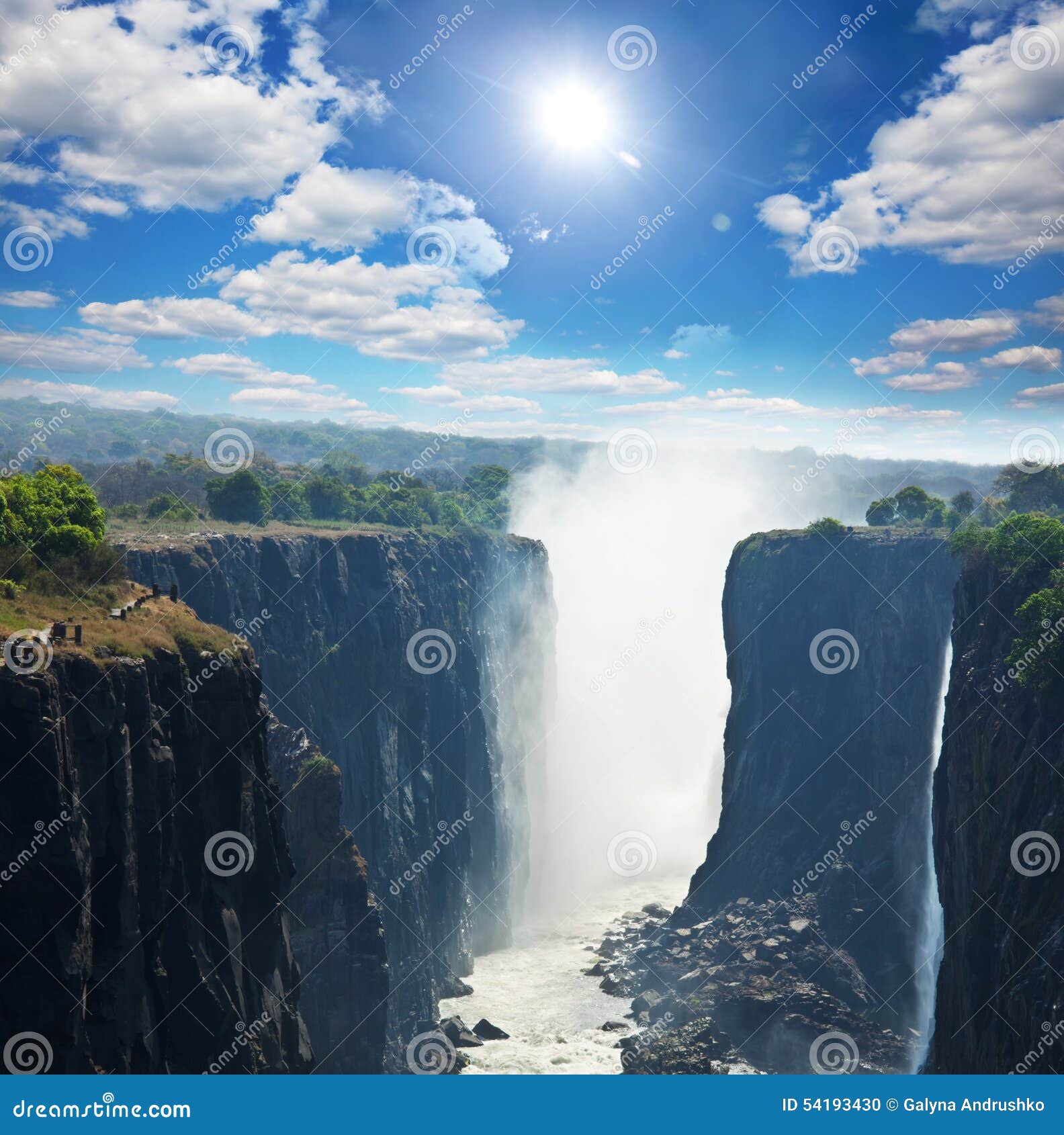 Victoria Waterfall Stock Photo | CartoonDealer.com #22210332