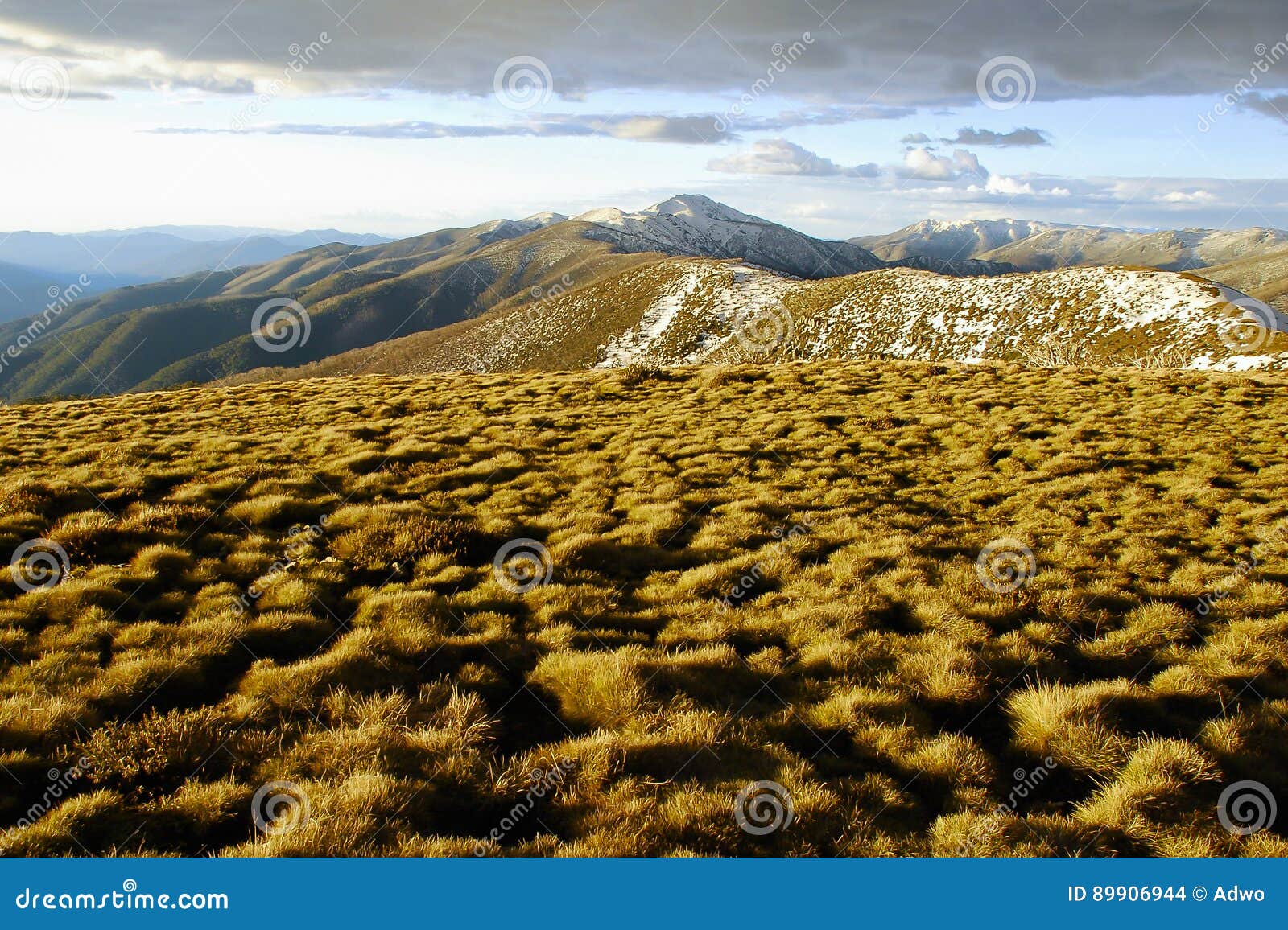Victorian Alps - Australia stock photo. Image of dividing - 89906944