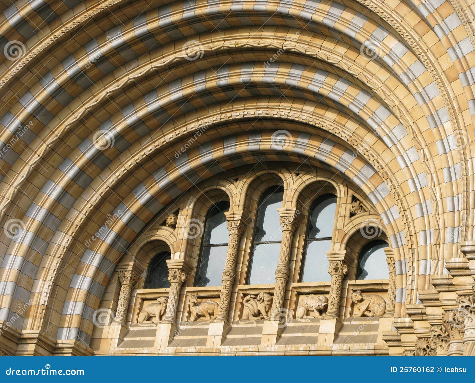 Victorian Architecture - Natural History Museum Stock Photo - Image of ...