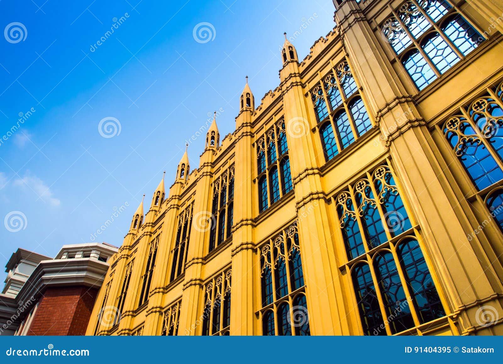 Victorian Architecture Style Building Stock Image - Image of exterior ...