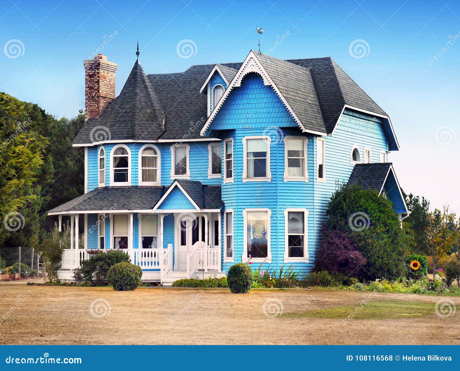 Victorian Architecture Style Building Editorial Stock Photo - Image of ...