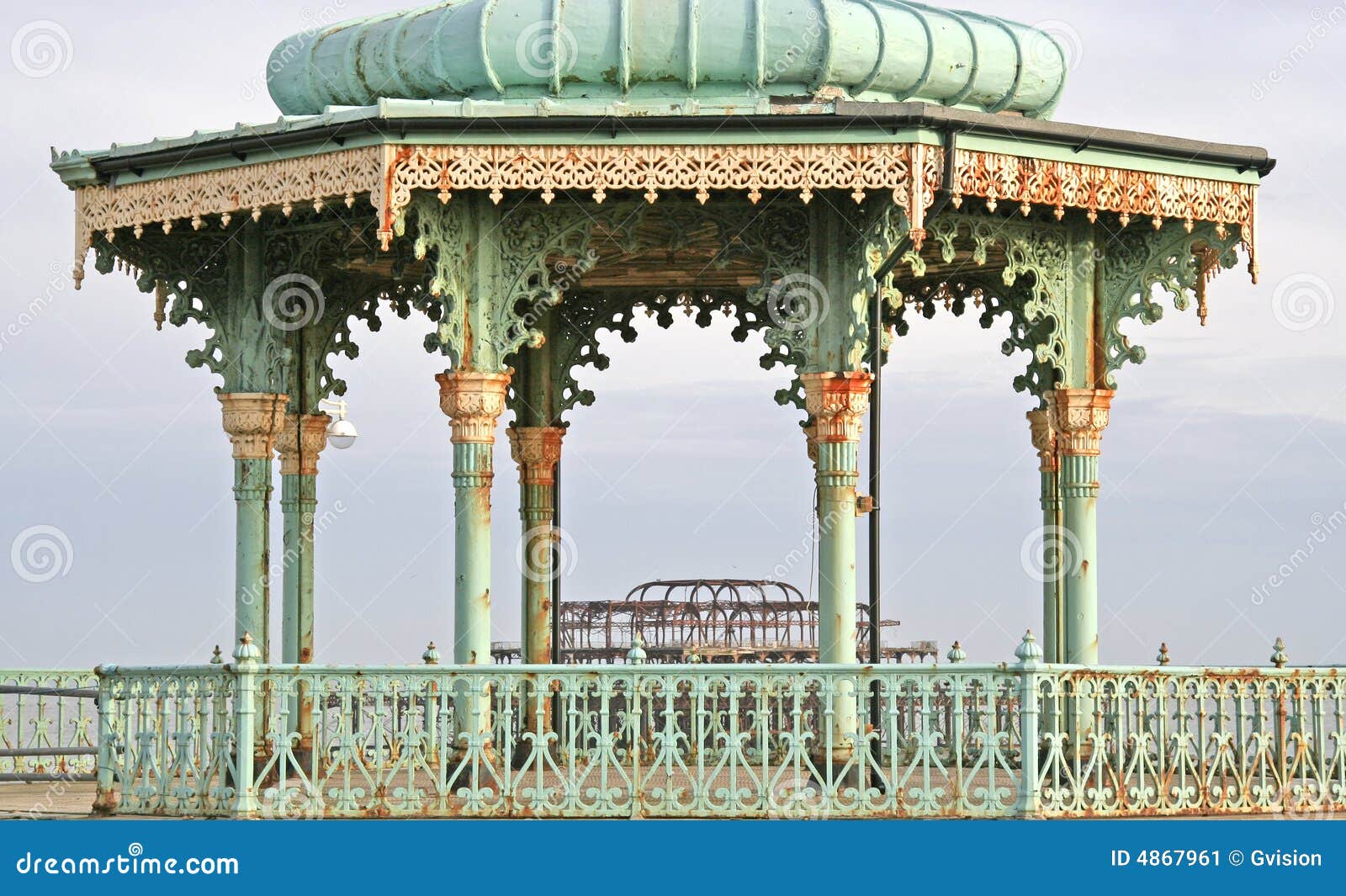 Victorian Bandstand stock image. Image of abstract, regency - 4867961
