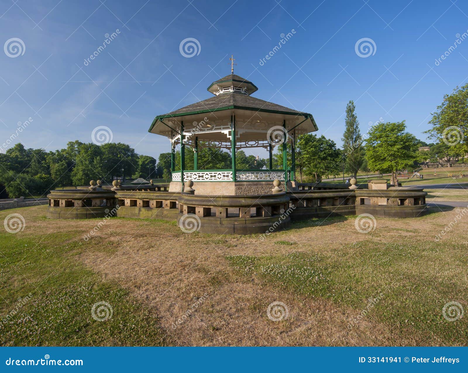 Victorian bandstand stock image. Image of iron, bandstand - 33141941
