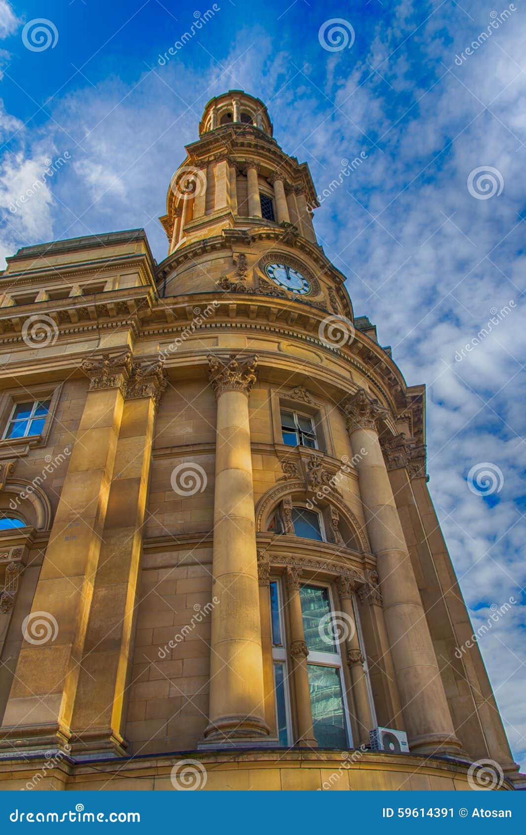 Victorian Commercial Building Stock Image - Image of building, exterior ...