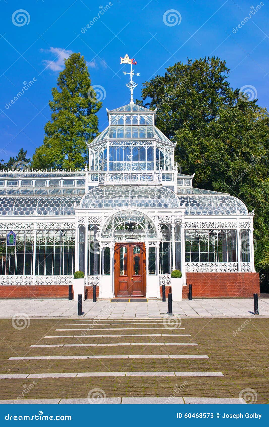 Victorian Conservatory Greenhouse Stock Image - Image of building ...
