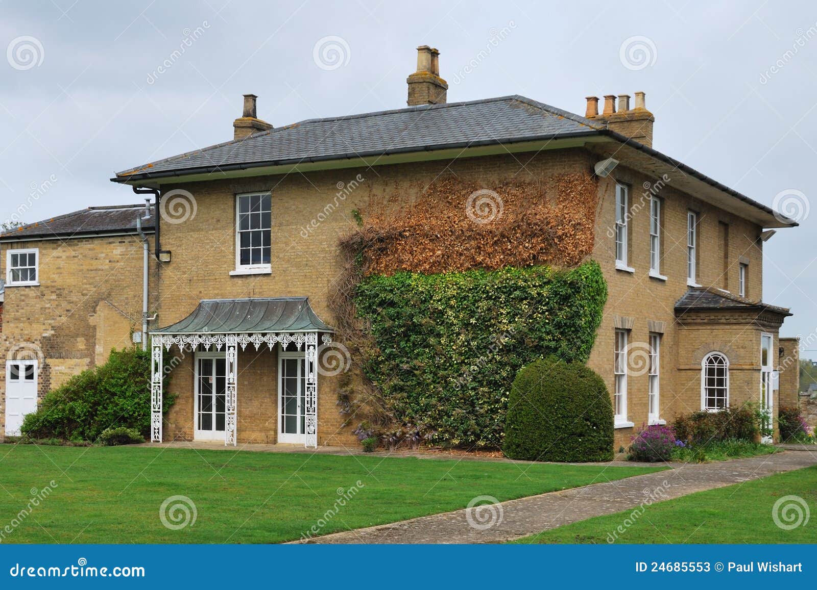 Victorian Country Home stock image. Image of estate, house - 24685553